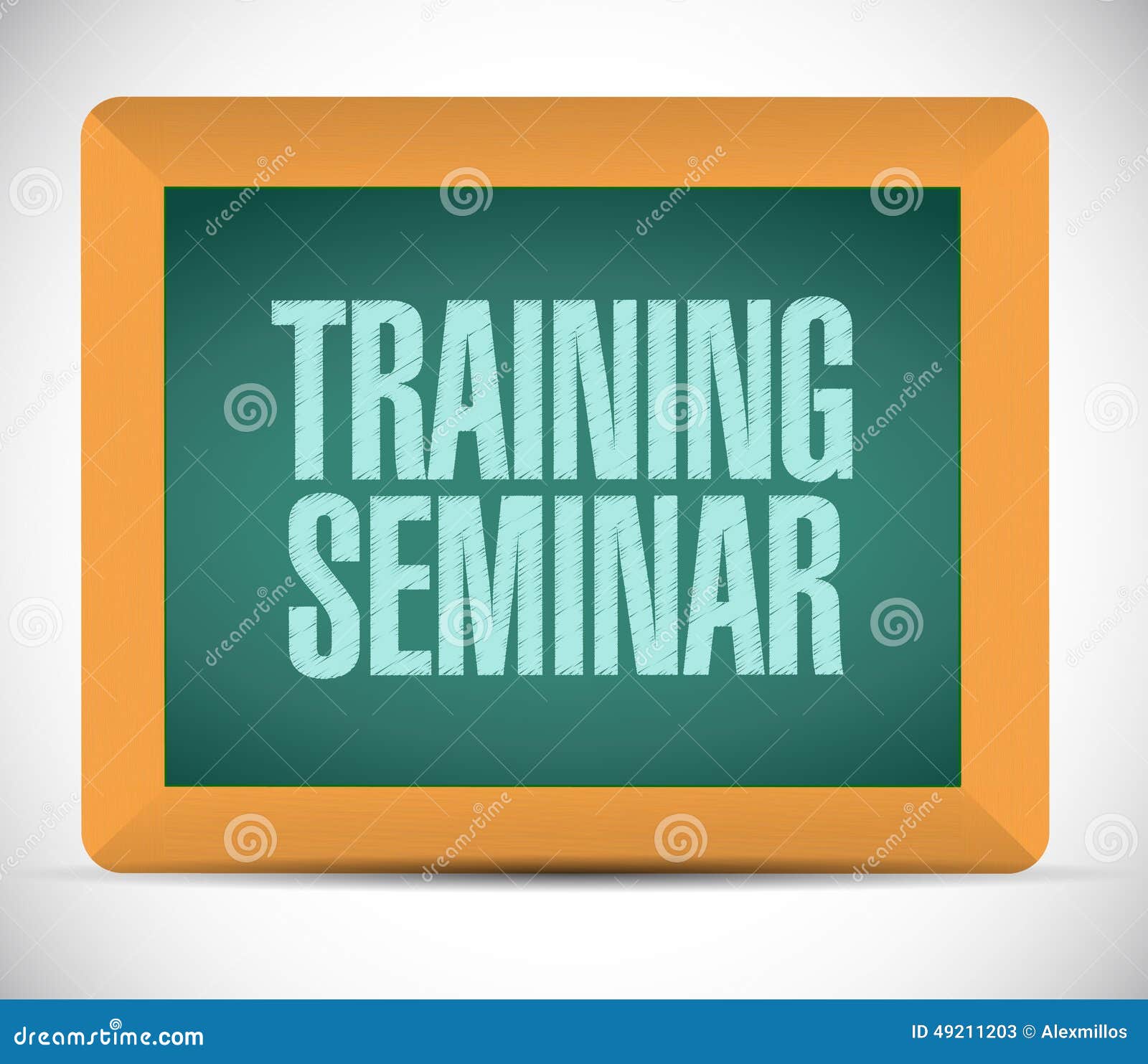 Training Seminar Board Sign Illustration Design Stock Illustration ...