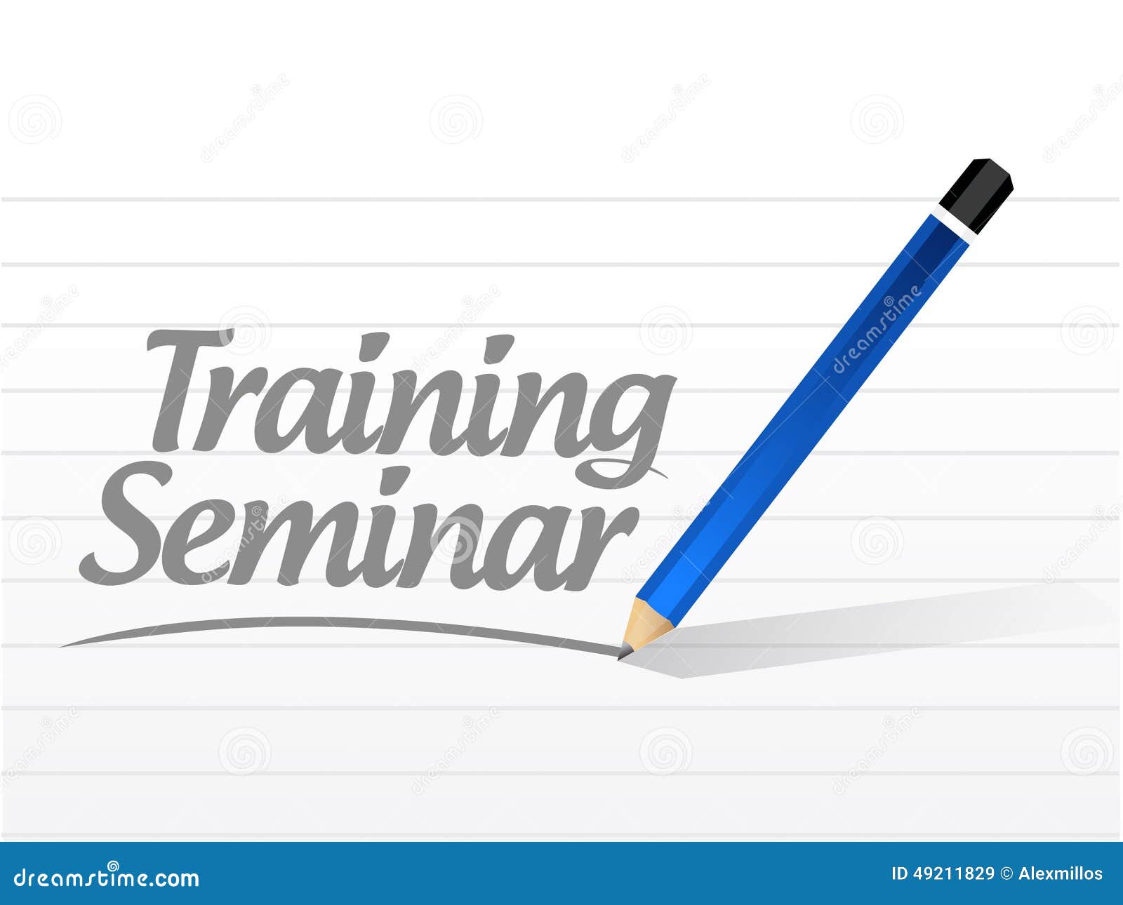 Training Seminar Message Illustration Stock Illustration - Illustration ...