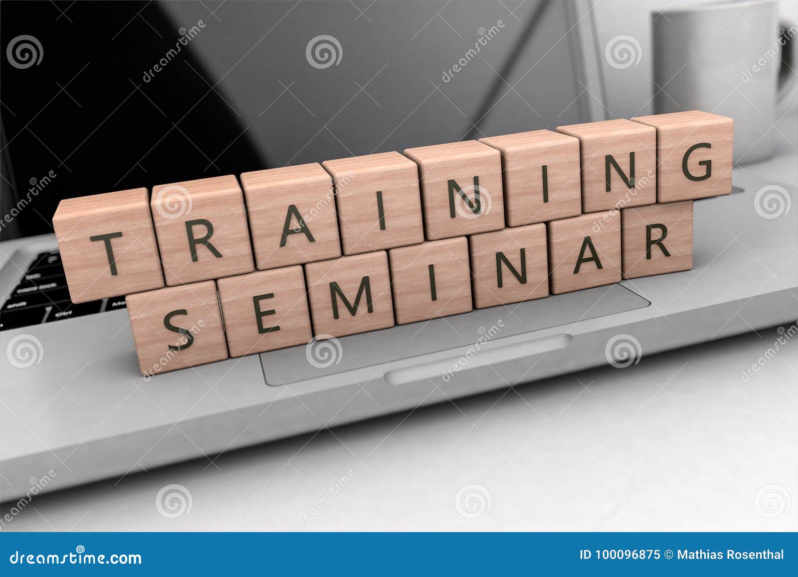 Training Seminar stock illustration. Illustration of lecturer - 100096875