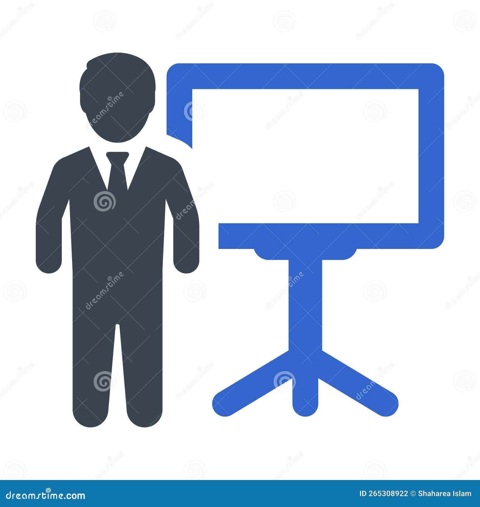 Training session icon stock vector. Illustration of business - 265308922