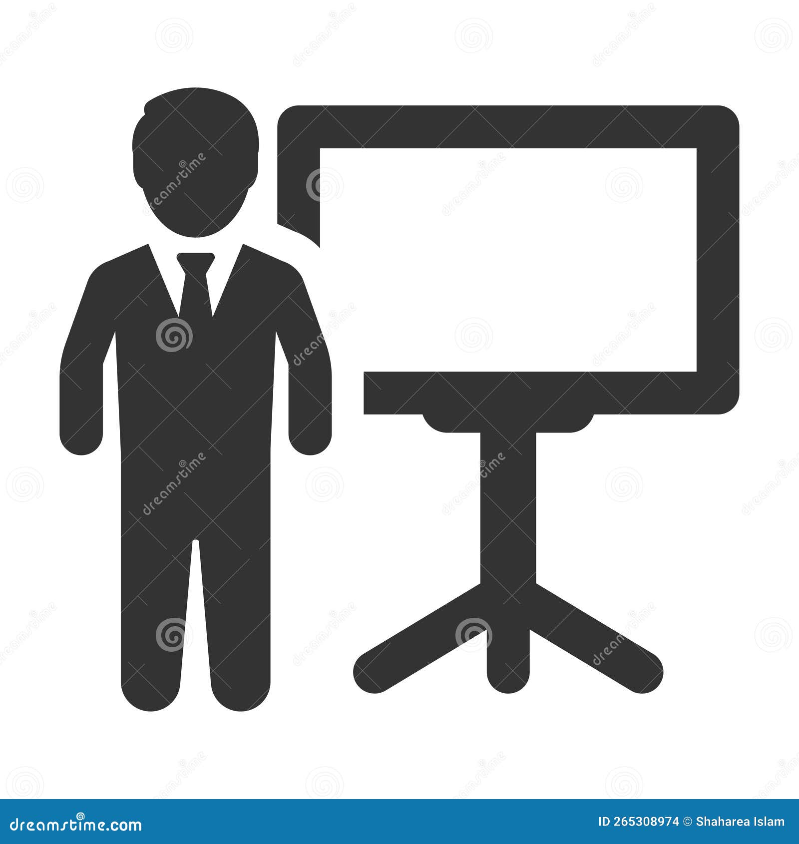 Training session icon stock vector. Illustration of conference - 265308974