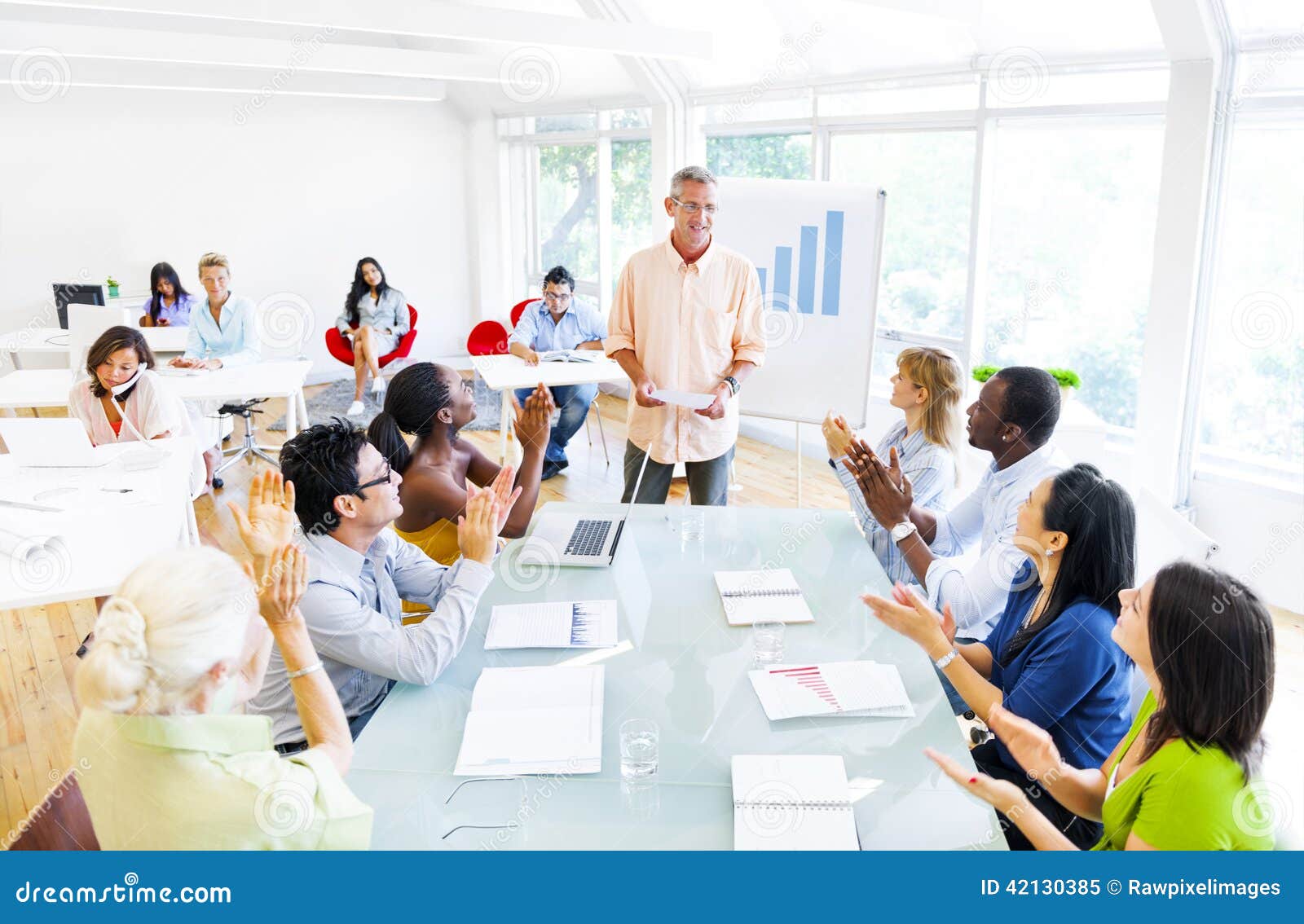 Training Session In The Office Stock Photo - Image: 42130385