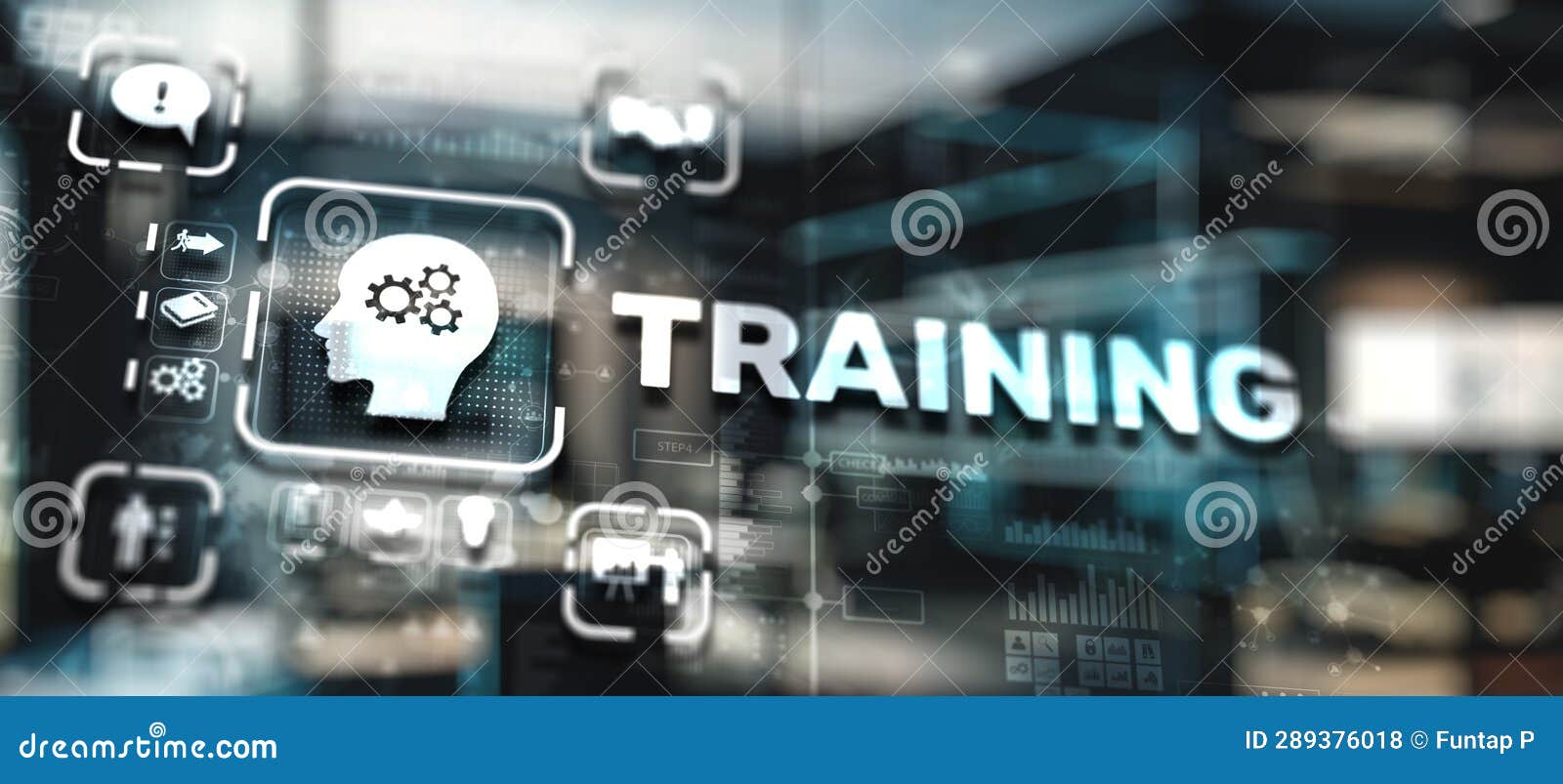 Training Skill Education Concept. Universal Background Stock Photo ...