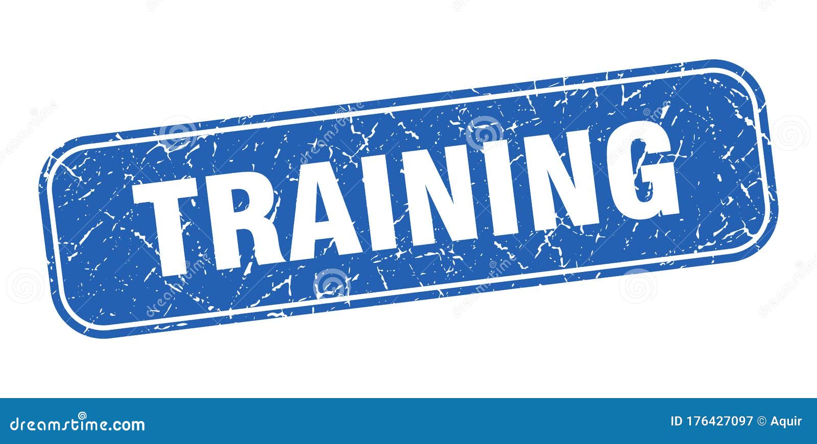 Training Stamp. Training Square Grungy Isolated Sign Stock Vector ...