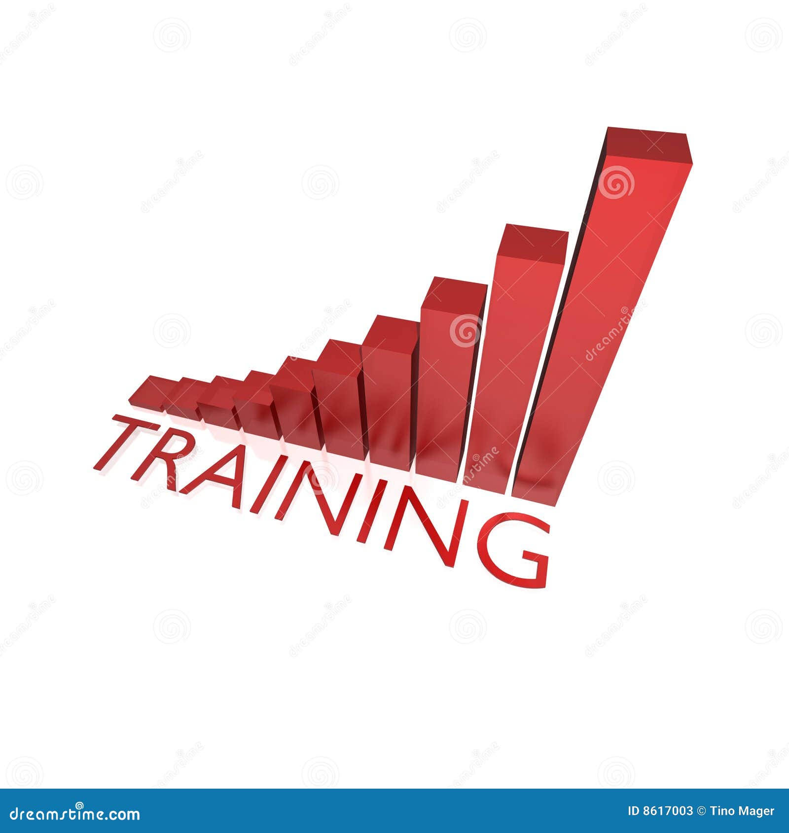 Training success graph stock illustration. Illustration of future - 8617003