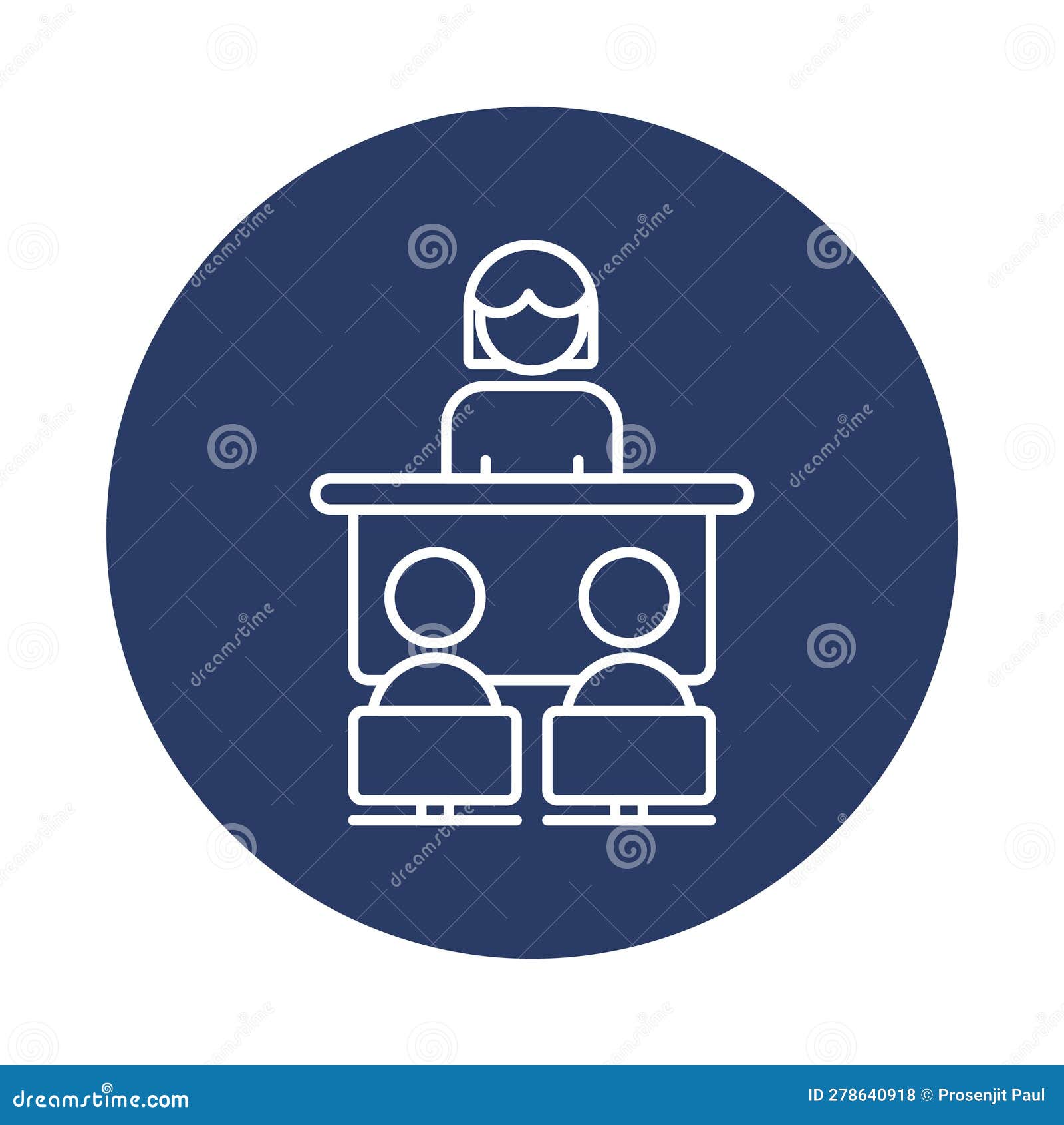 Training, Teaching, Teacher, Student, Board, Education Icon Stock ...