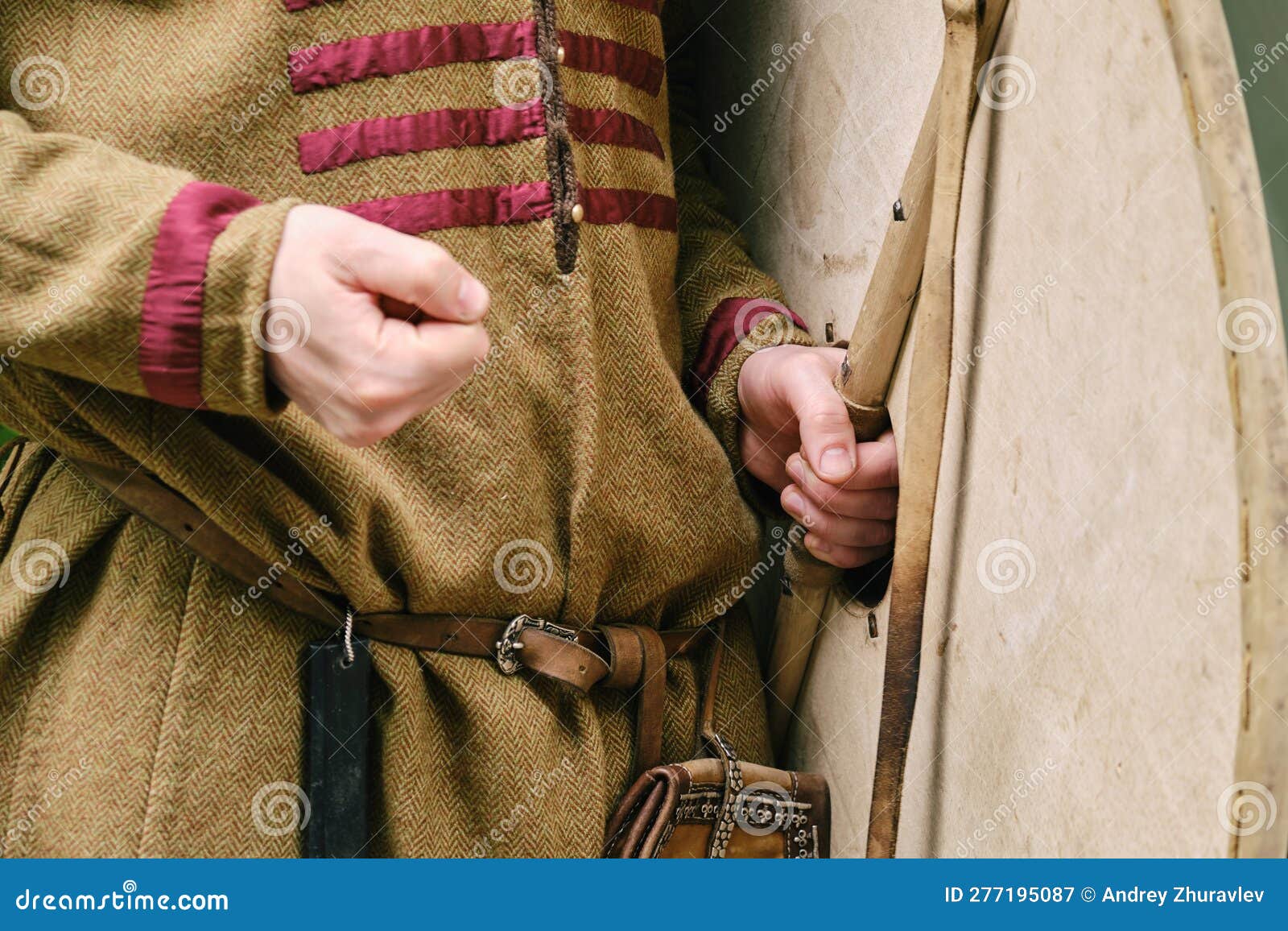 Training in the Use of Medieval Shields To Protect Warriors in War ...