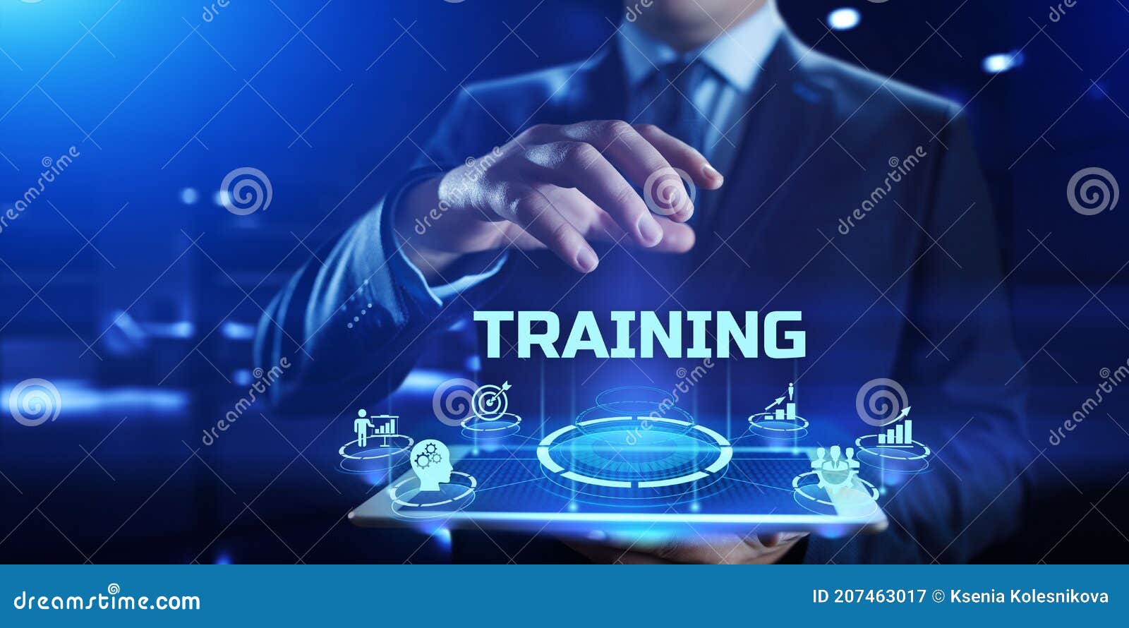 Training Webinar Learning Education Internet Business Concept. Stock ...