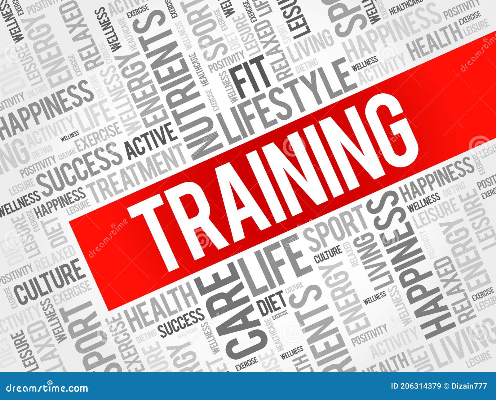 TRAINING Word Cloud Background Stock Illustration - Illustration of ...