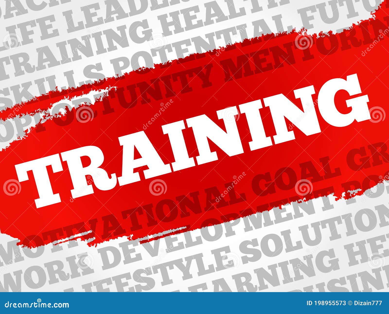 TRAINING word cloud stock image. Image of definition - 198955573