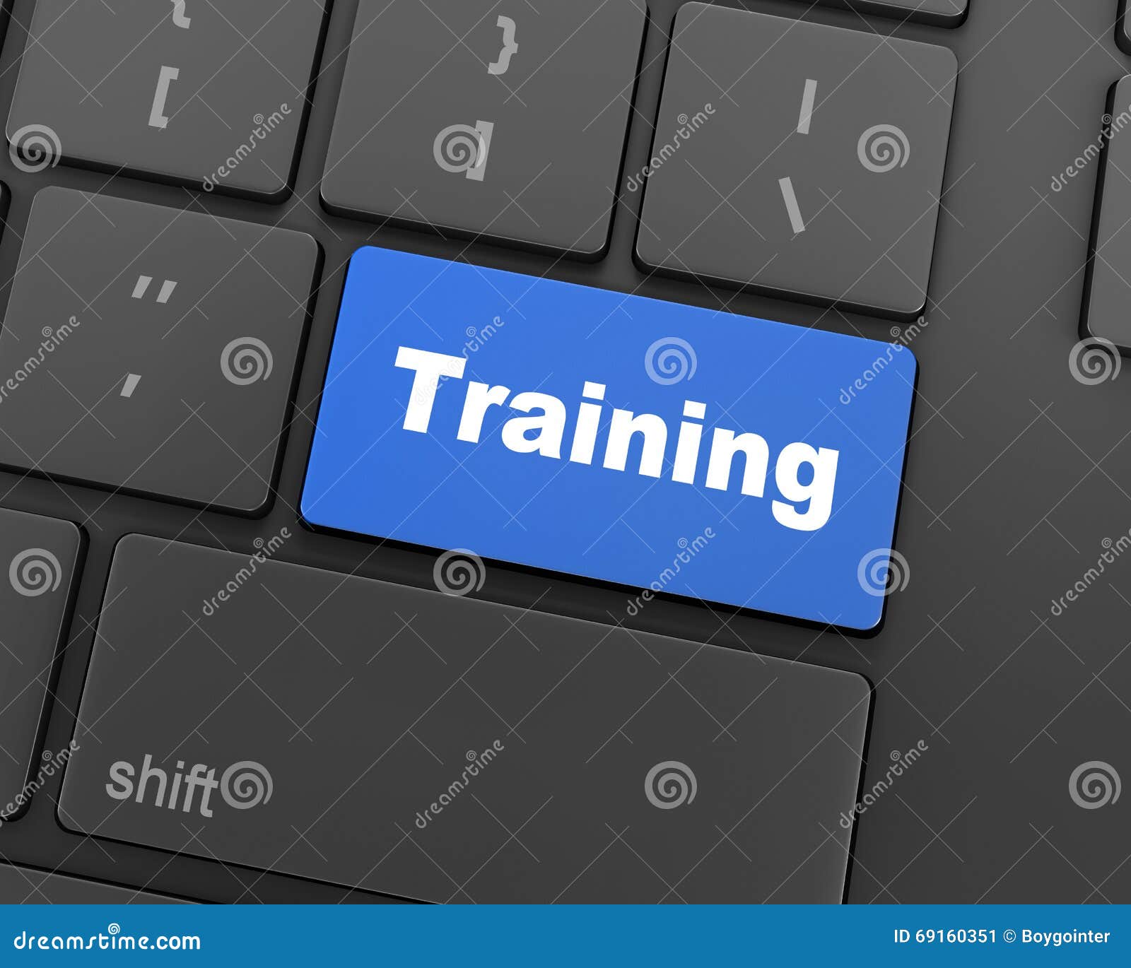 Wording Training On Computer Keyboard Royalty-Free Stock Photography ...