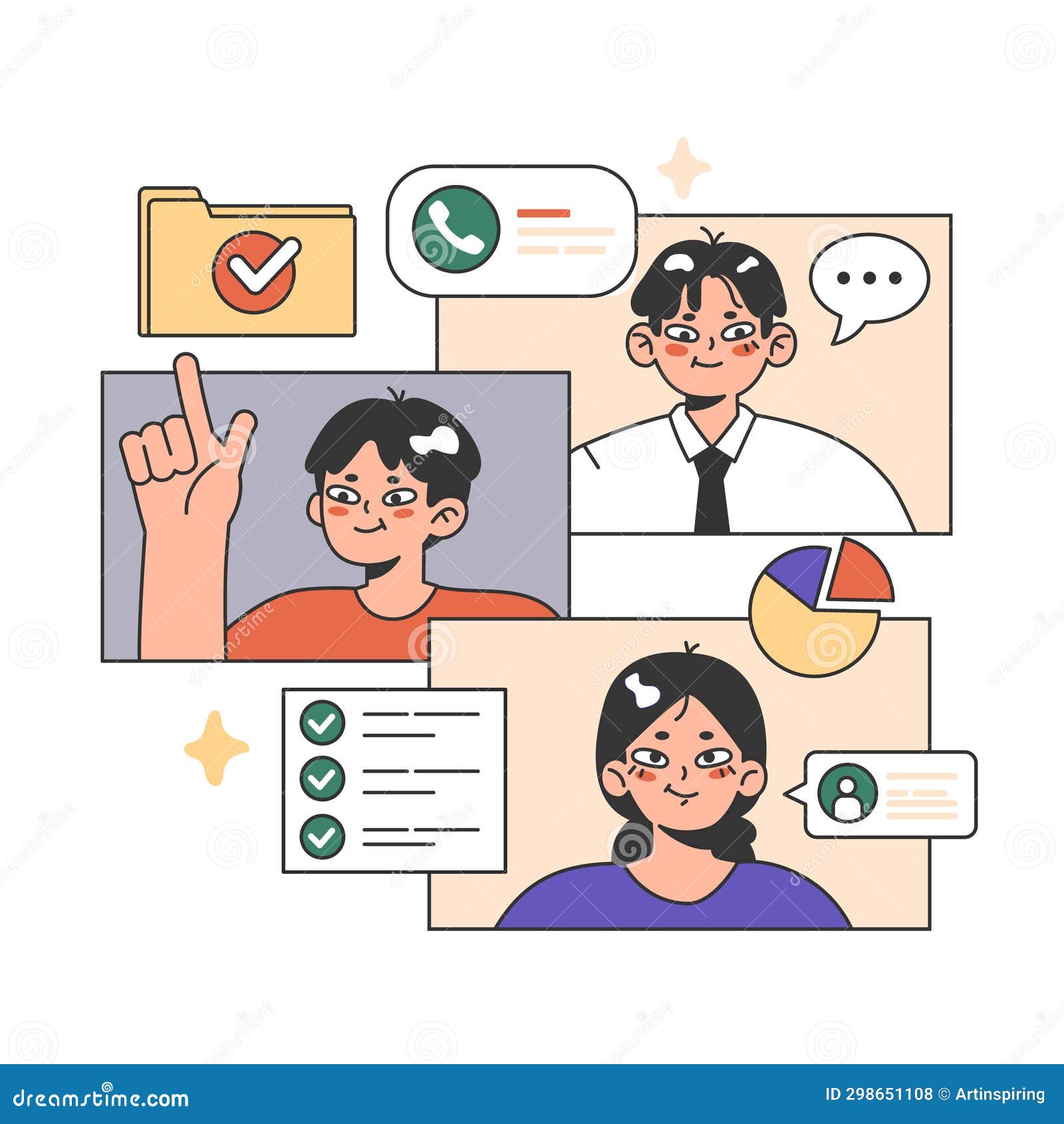 Training Workshop. Interactive Training Process. Professional Development Stock Vector ...