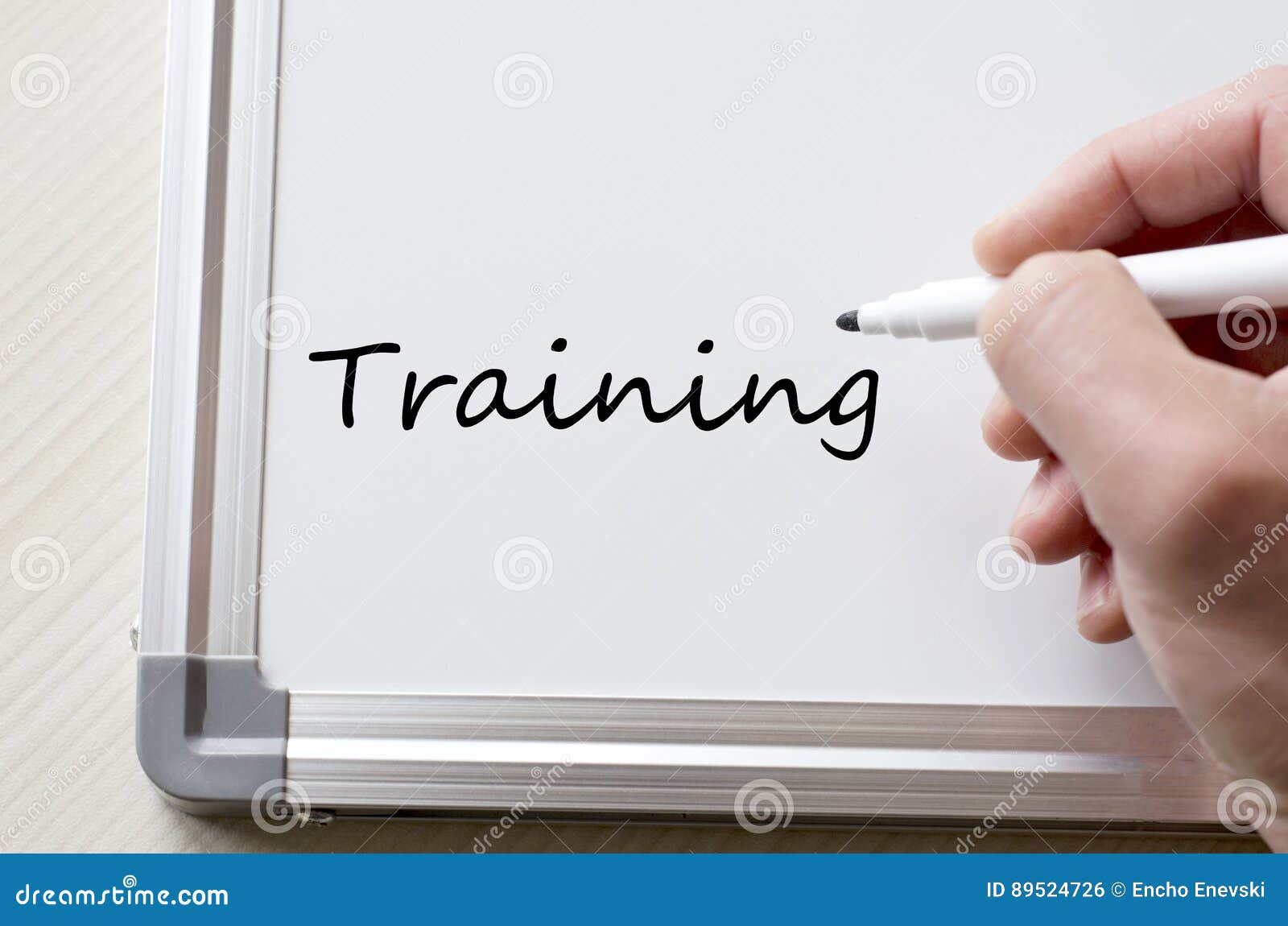 Training Written on Whiteboard Stock Illustration - Illustration of ...