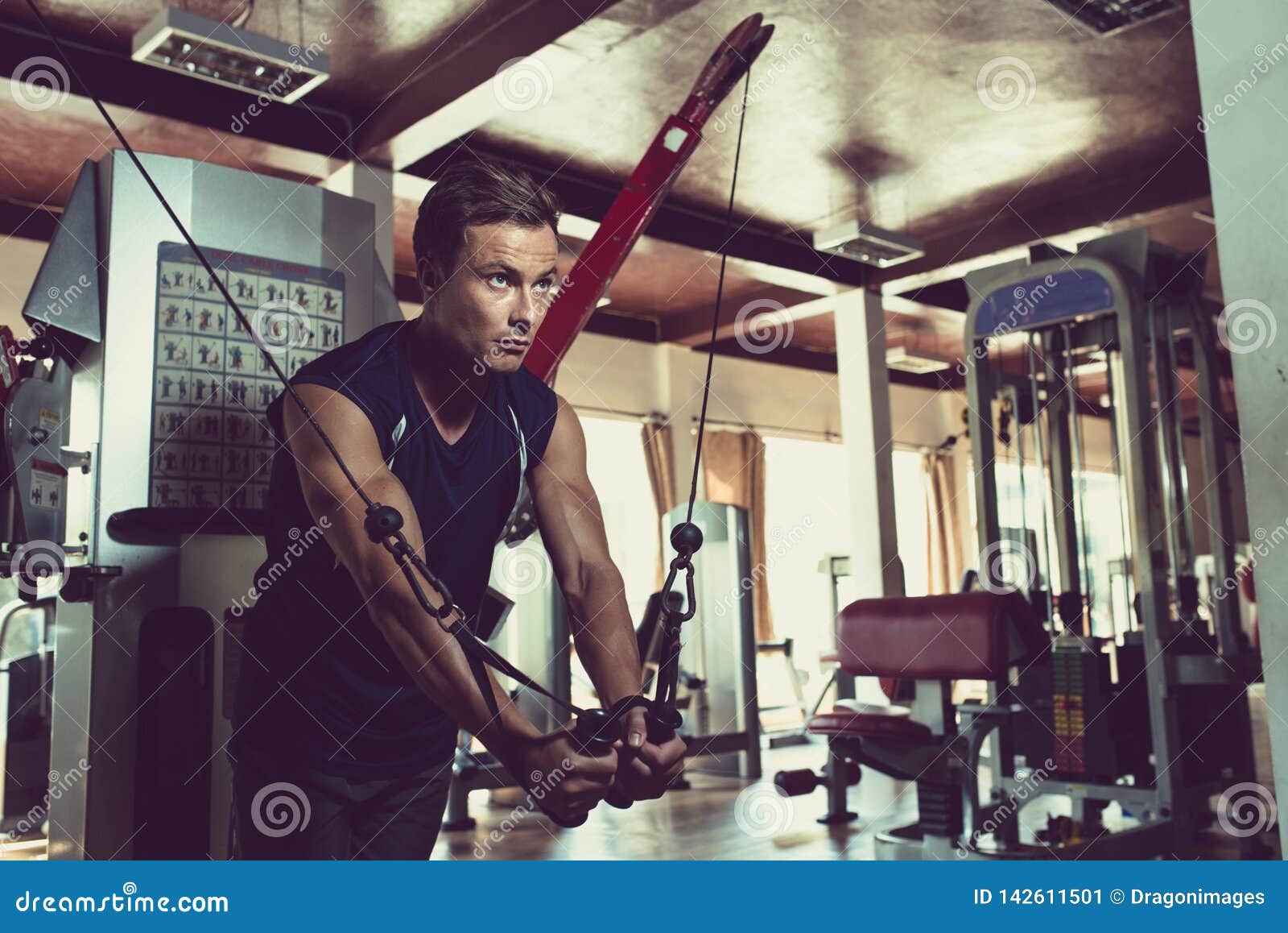 Training young man stock image. Image of training, exercising - 142611501