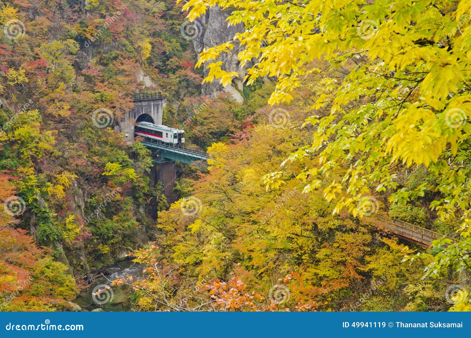 Naruko Gorge Miyagi Tohoku Japan Stock Photo | CartoonDealer.com #114985596