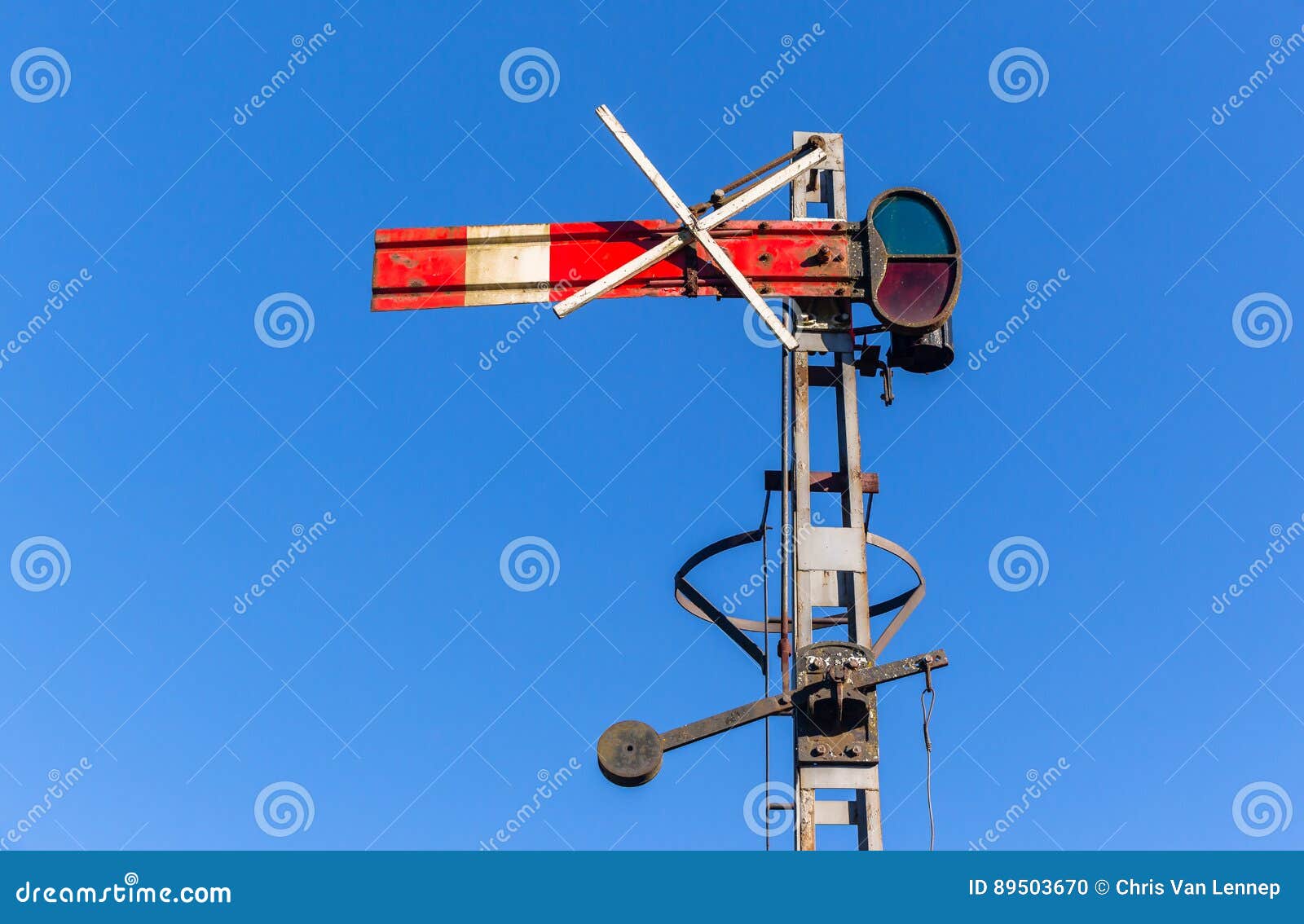 Trains Mechanical Signal Tower Stock Photo - Image of south, steam ...