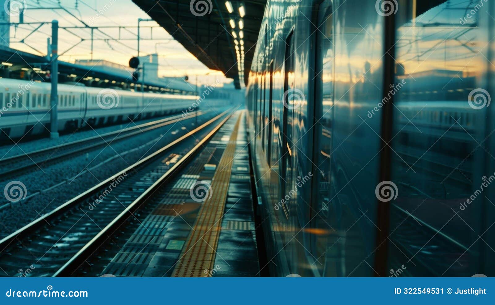 The Trains Movements are so Efficient that it Creates a Sense of Time ...