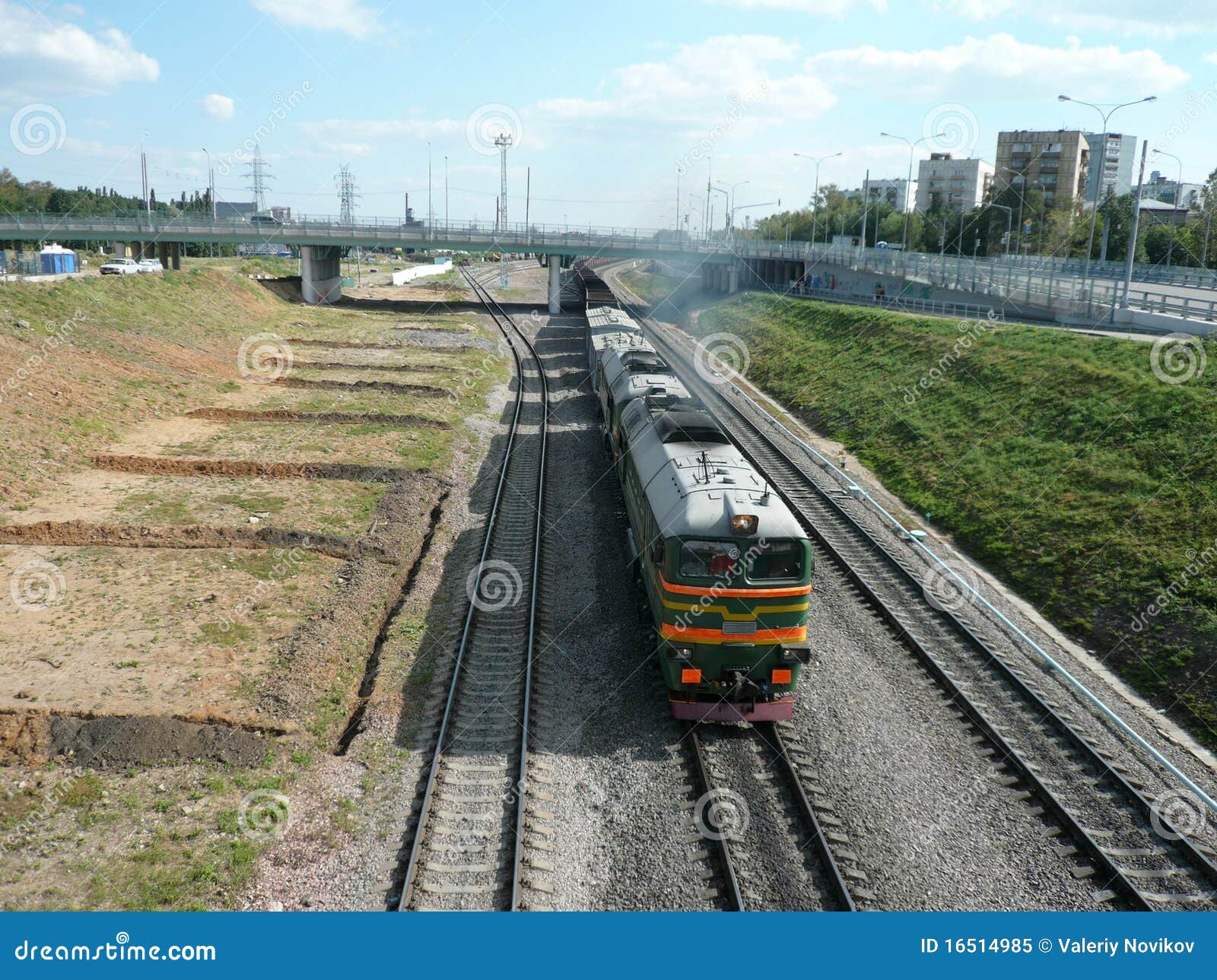 Trains on rails moving stock image. Image of rails, branch - 16514985