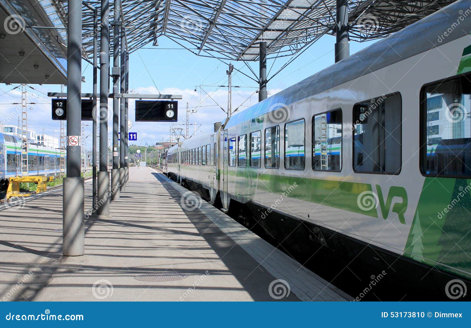 TRAINS on the STATION in HELSINKI Editorial Image - Image of ...
