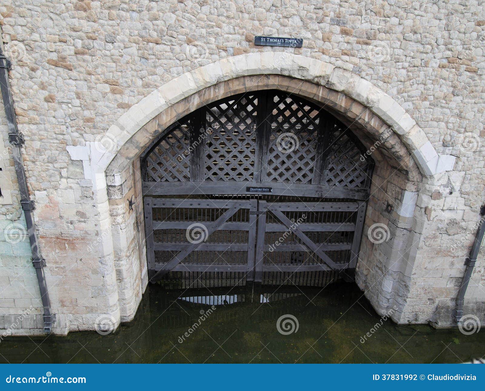 Traitors Gate stock photo. Image of boleyn, medieval - 37831992