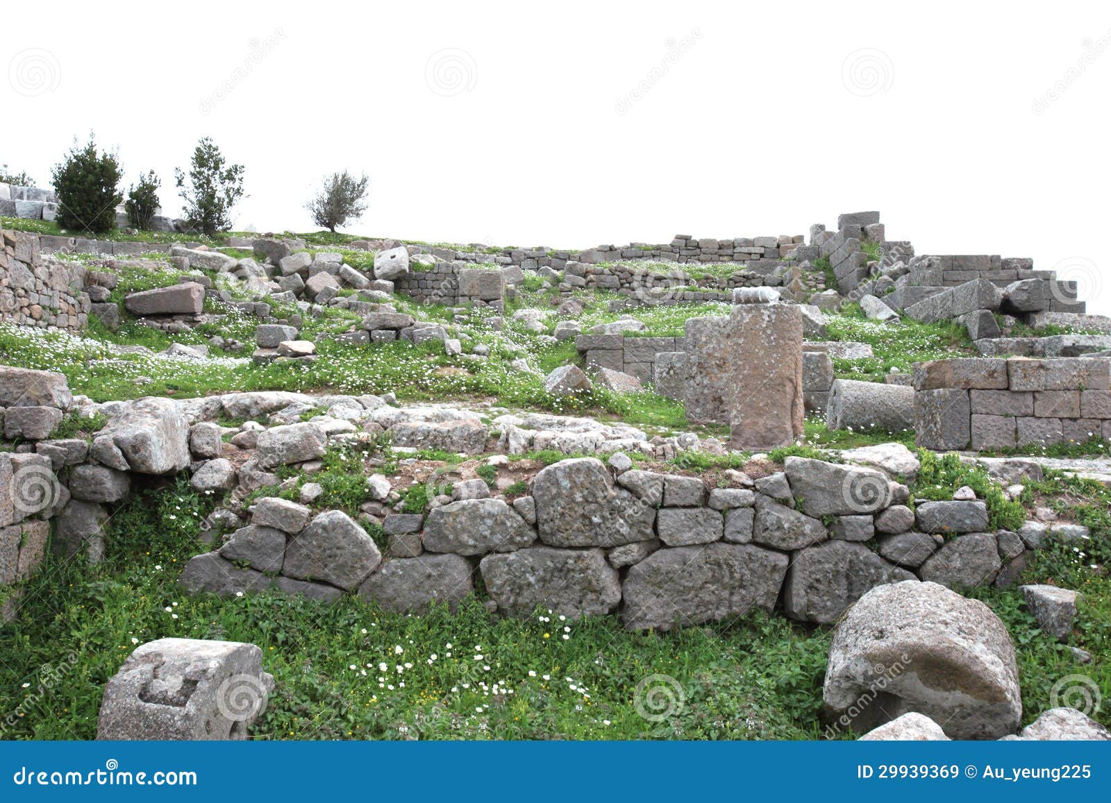 Acropolis of Pergamon in Turkey Stock Image - Image of history, marble ...