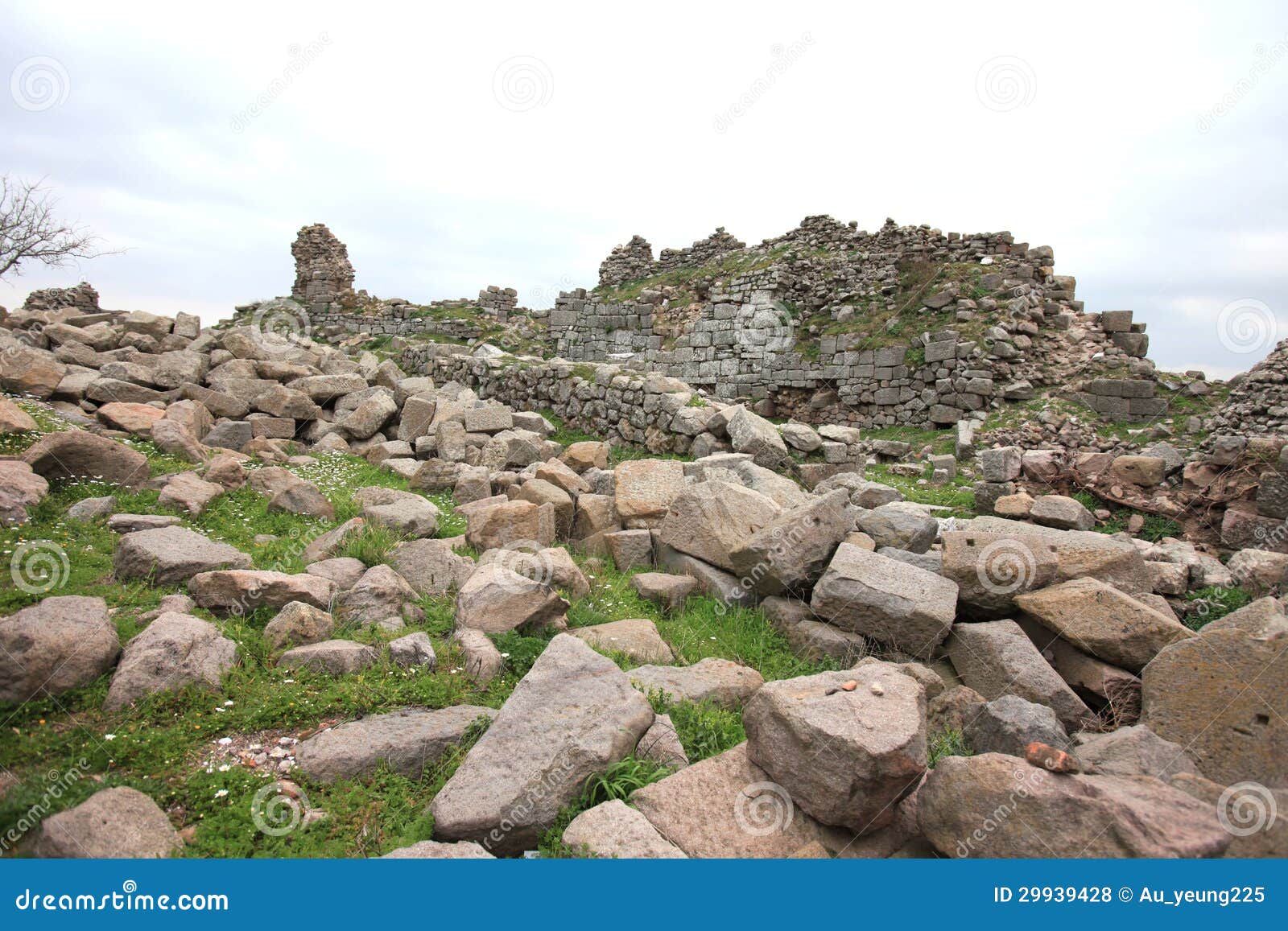 Acropolis of Pergamon in Turkey Stock Photo - Image of architecture ...