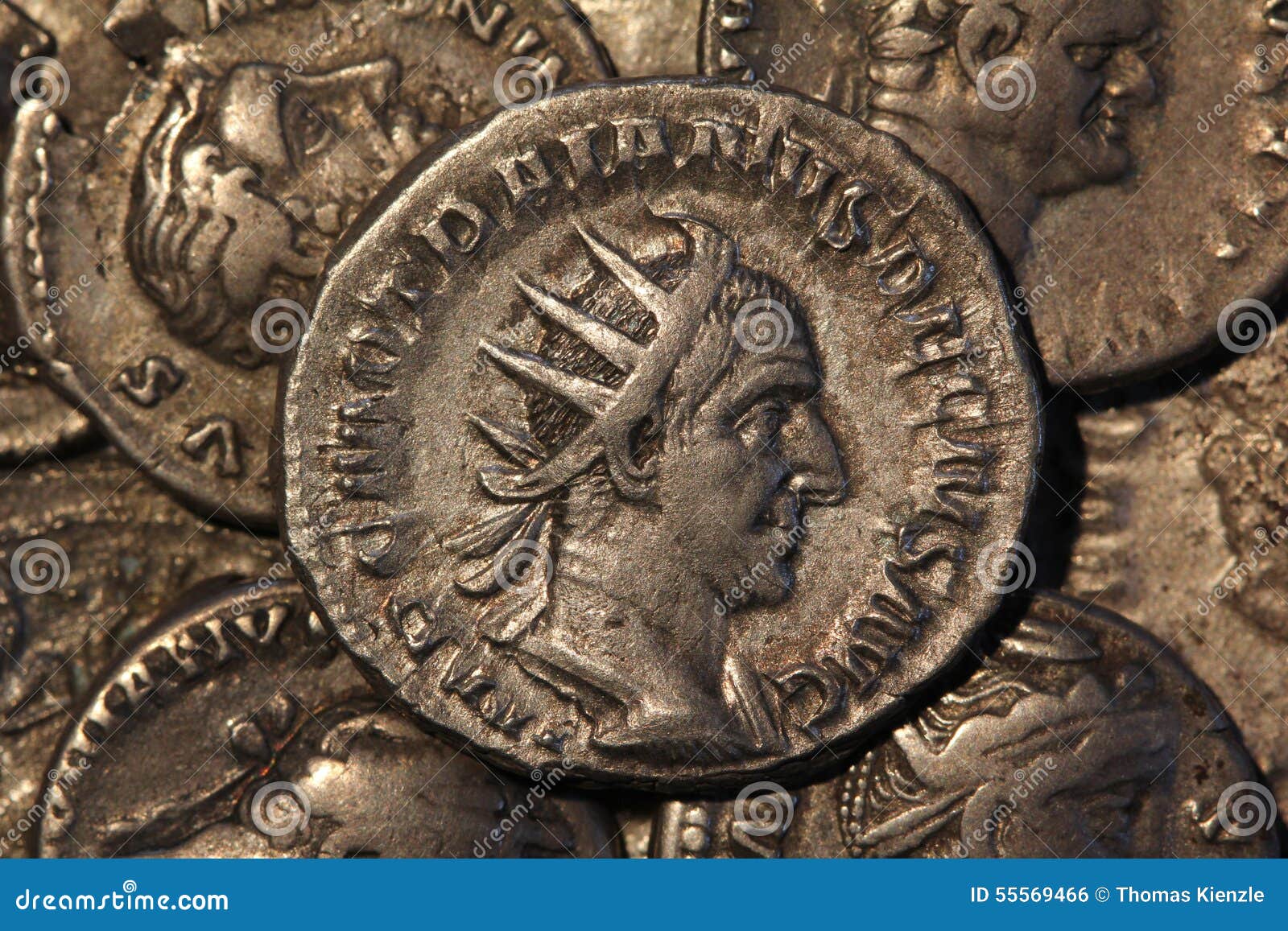 Trajan Decius Antoninianus Roma 249-251, Monedas Romanas Foto de ...