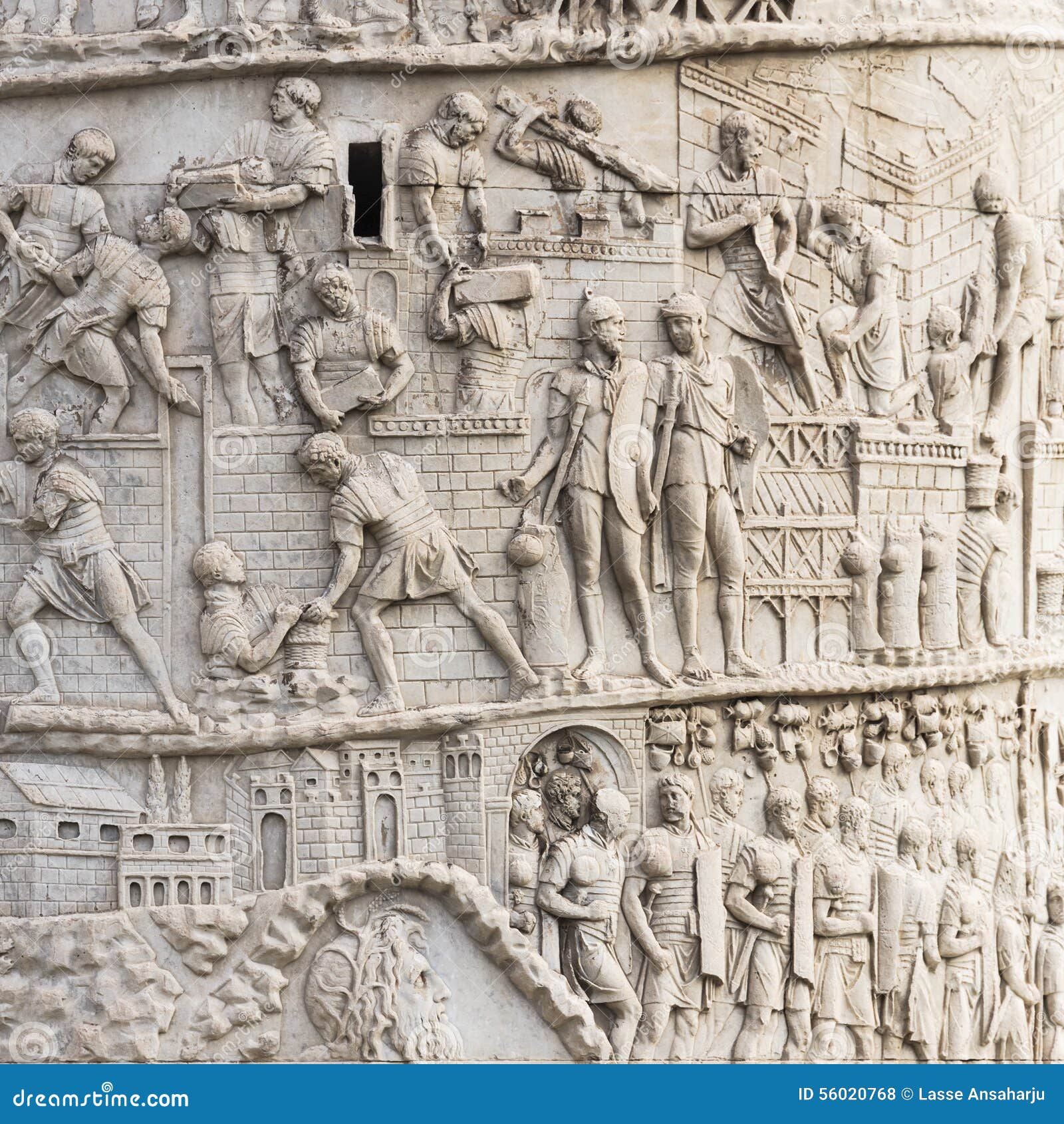 Trajan s Column editorial stock photo. Image of landmark - 56020768