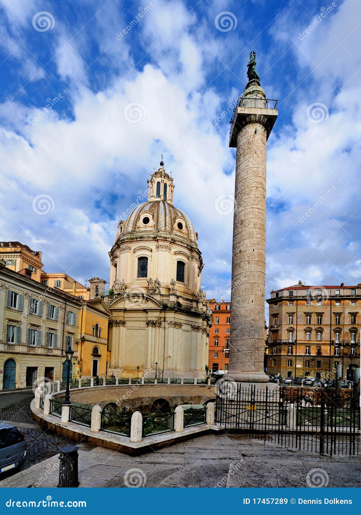 Trajan s Column, Rome stock image. Image of grass, imperial - 17457289
