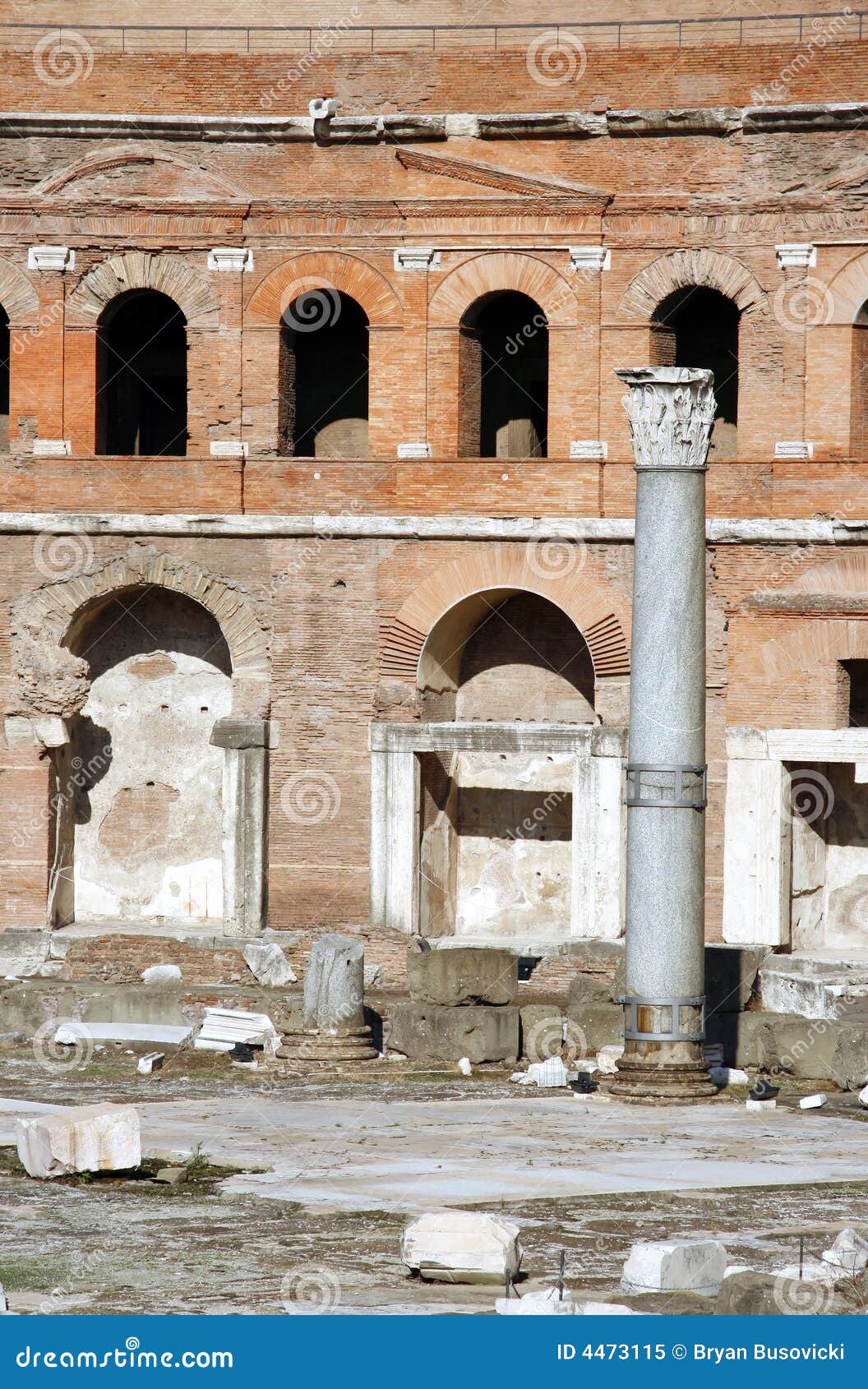 Trajan s Forum stock image. Image of classic, building - 4473115