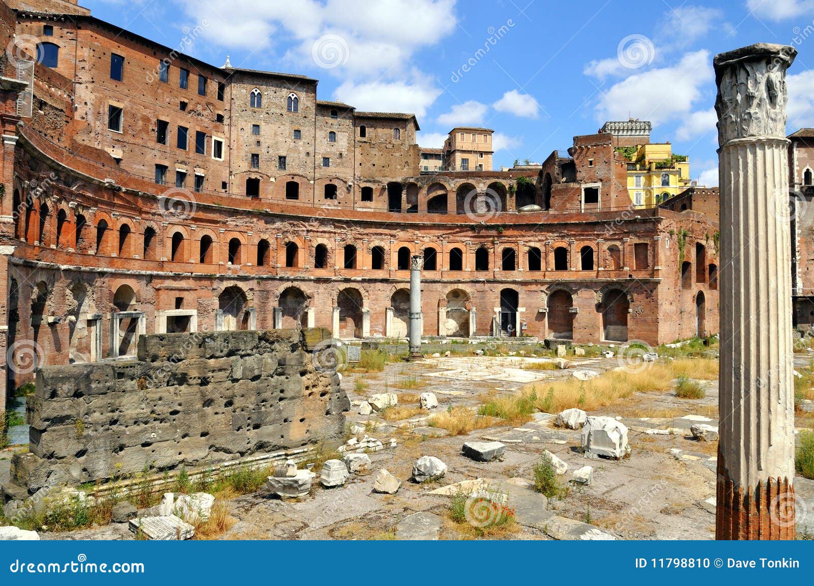 Trajans Market stock photo. Image of italy, culture, rome - 11798810