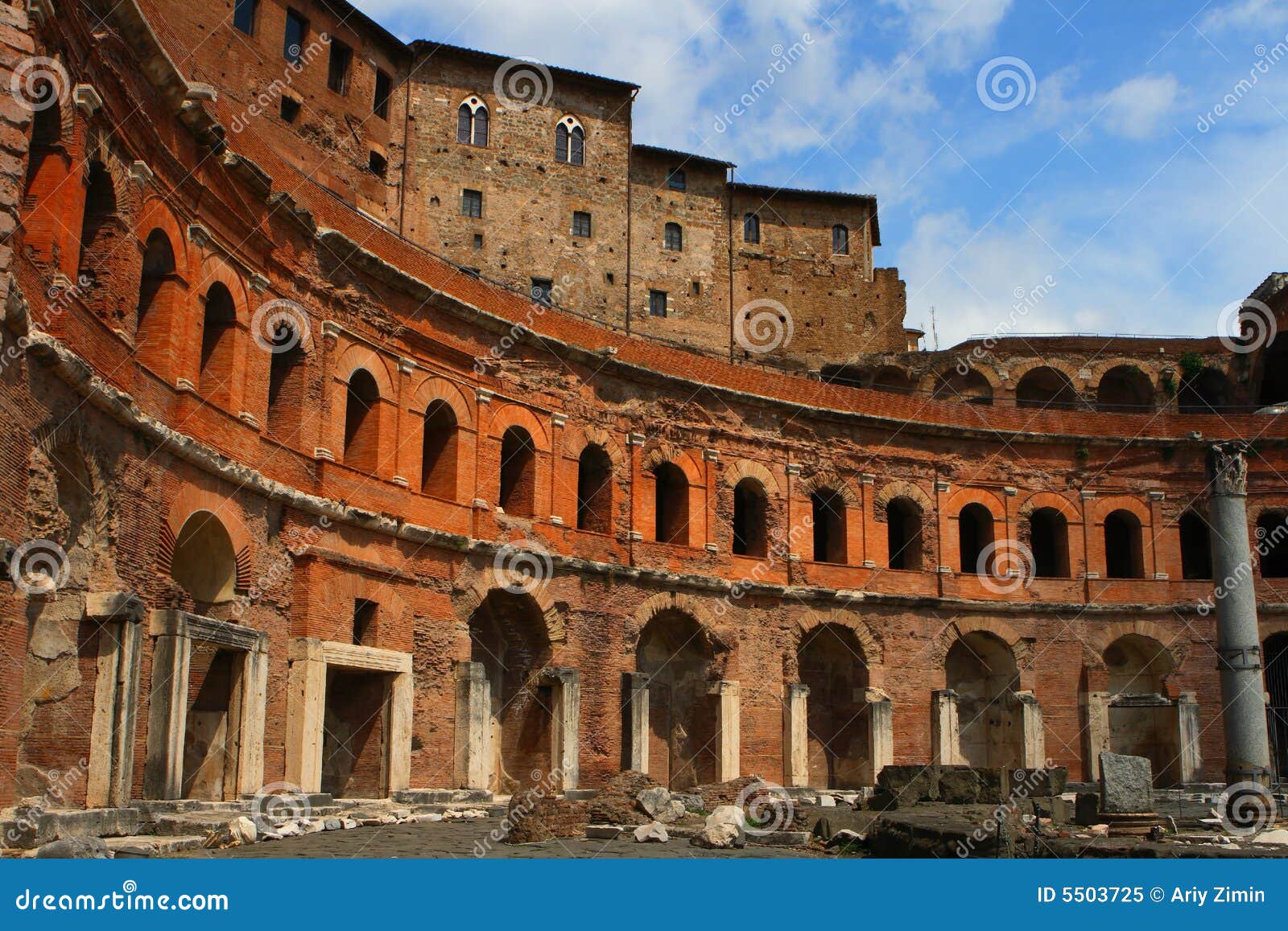 Trajan s market stock image. Image of history, shop, sale - 5503725