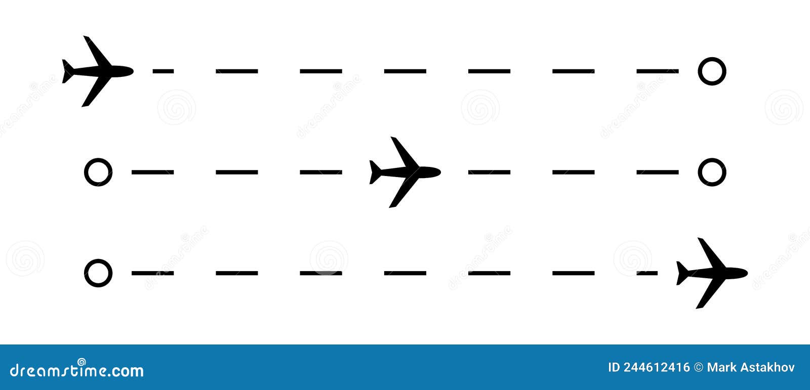 Trajectoire D'avion. Trajectoire D'avion Avec Avion. Trajectoire De Vol ...