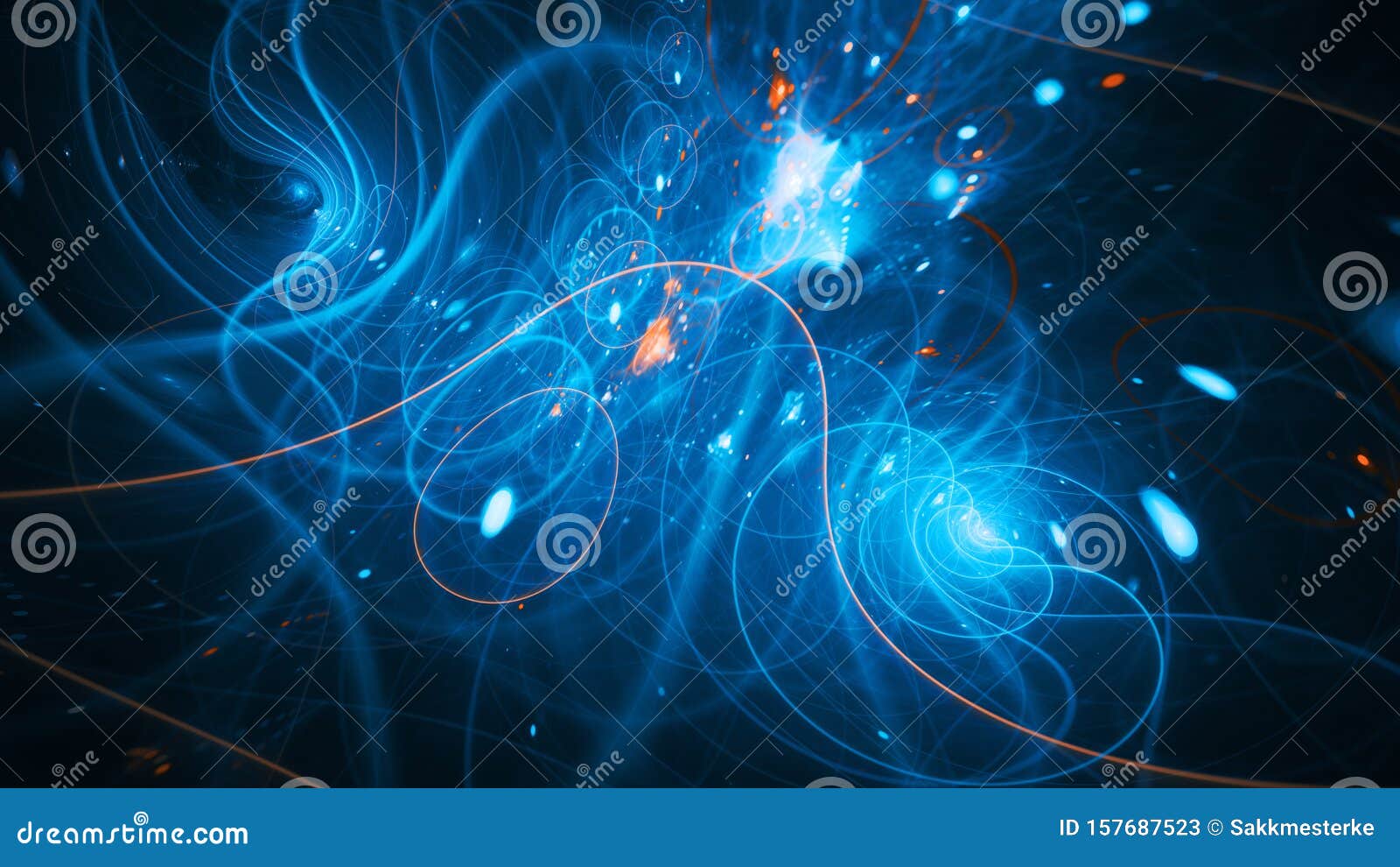 Trajectories of Matter and Antimatter Stock Illustration - Illustration ...