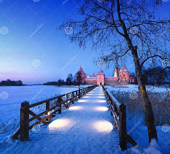 Trakai stock image. Image of rebuilt, flag, museum, island - 23480211