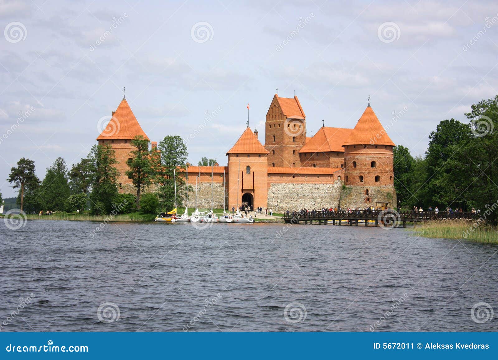 Trakai stock image. Image of castle, trakai, lithuania - 5672011