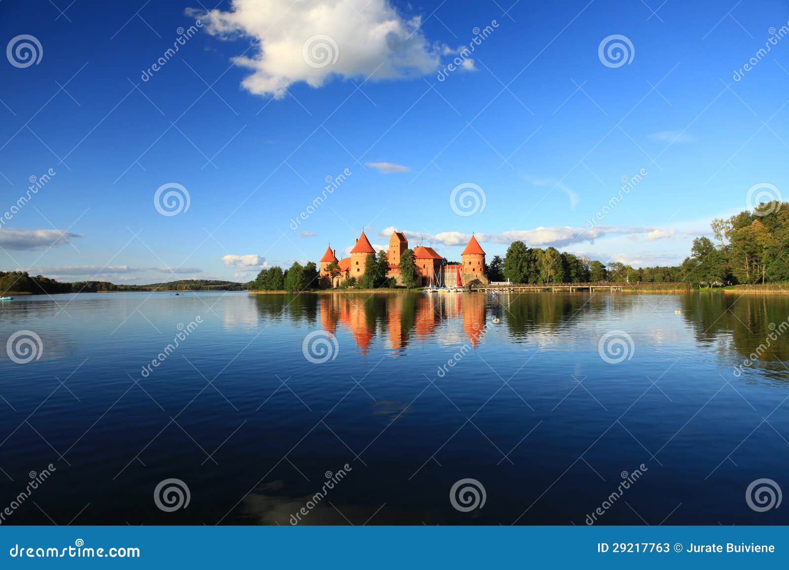 Trakai castle stock image. Image of tourism, medieval - 29217763