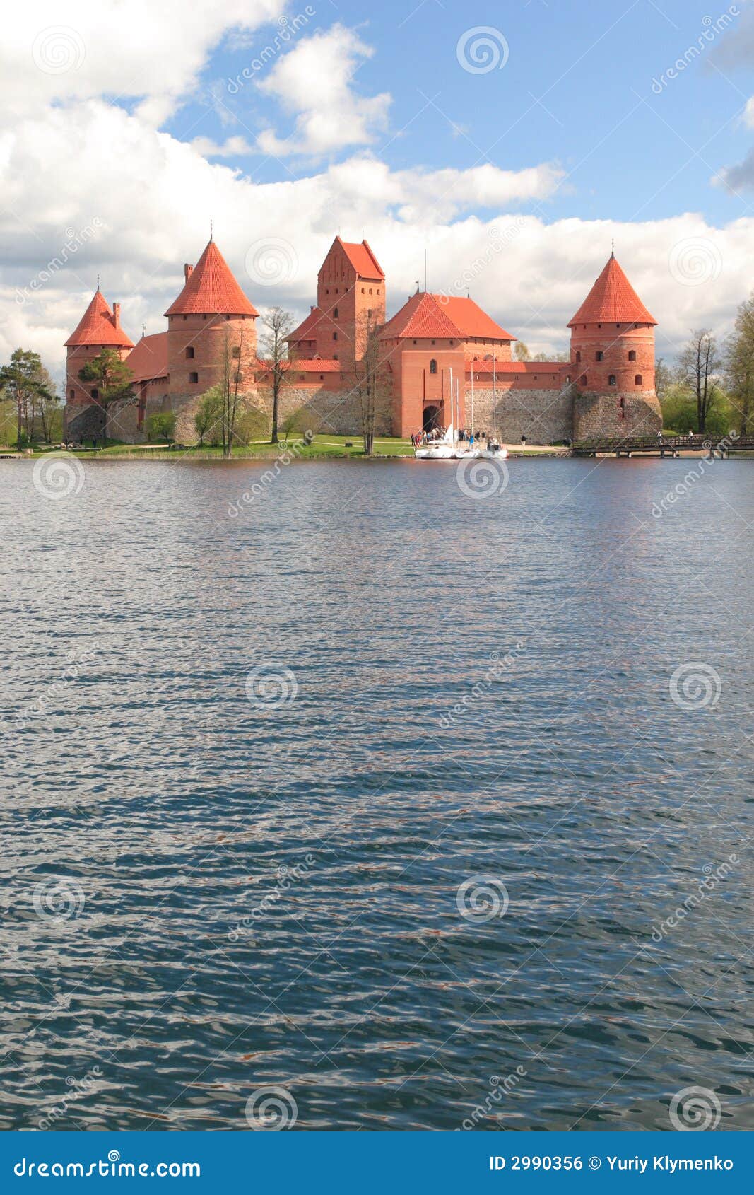 Trakai castle stock photo. Image of strength, rico, mansion - 2990356