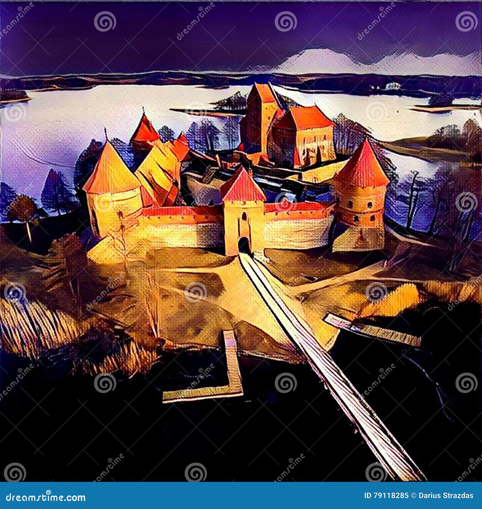 Trakai Castle Royalty-Free Stock Photo | CartoonDealer.com #79117287