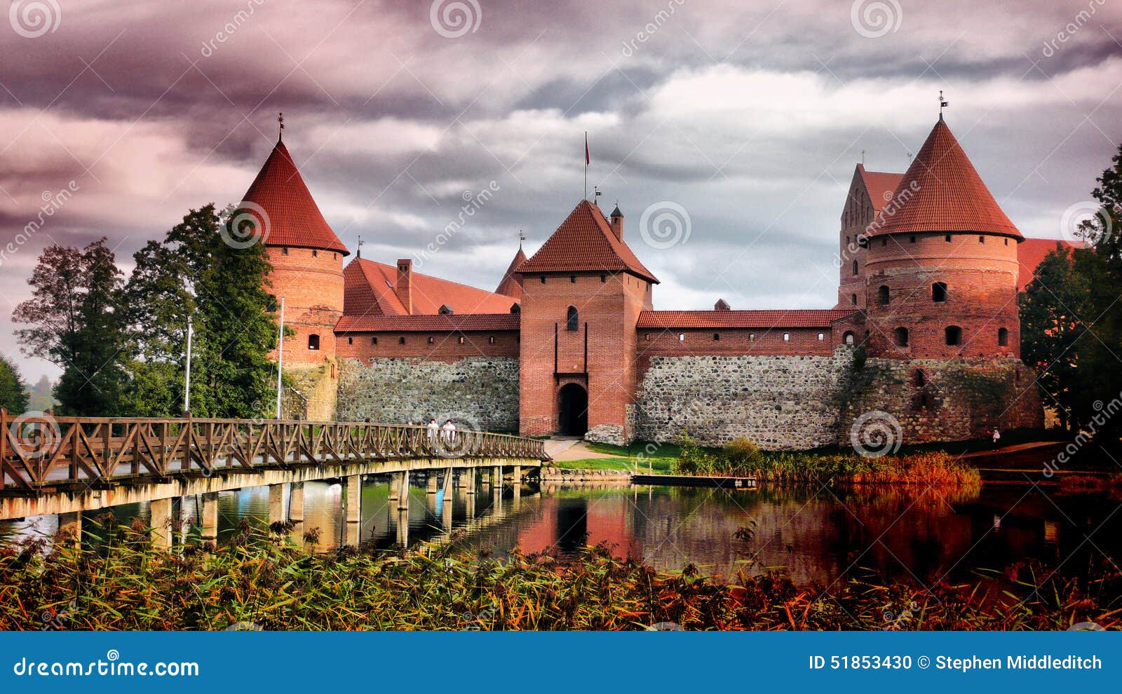 Trakai Castle Stock Photo | CartoonDealer.com #34496106