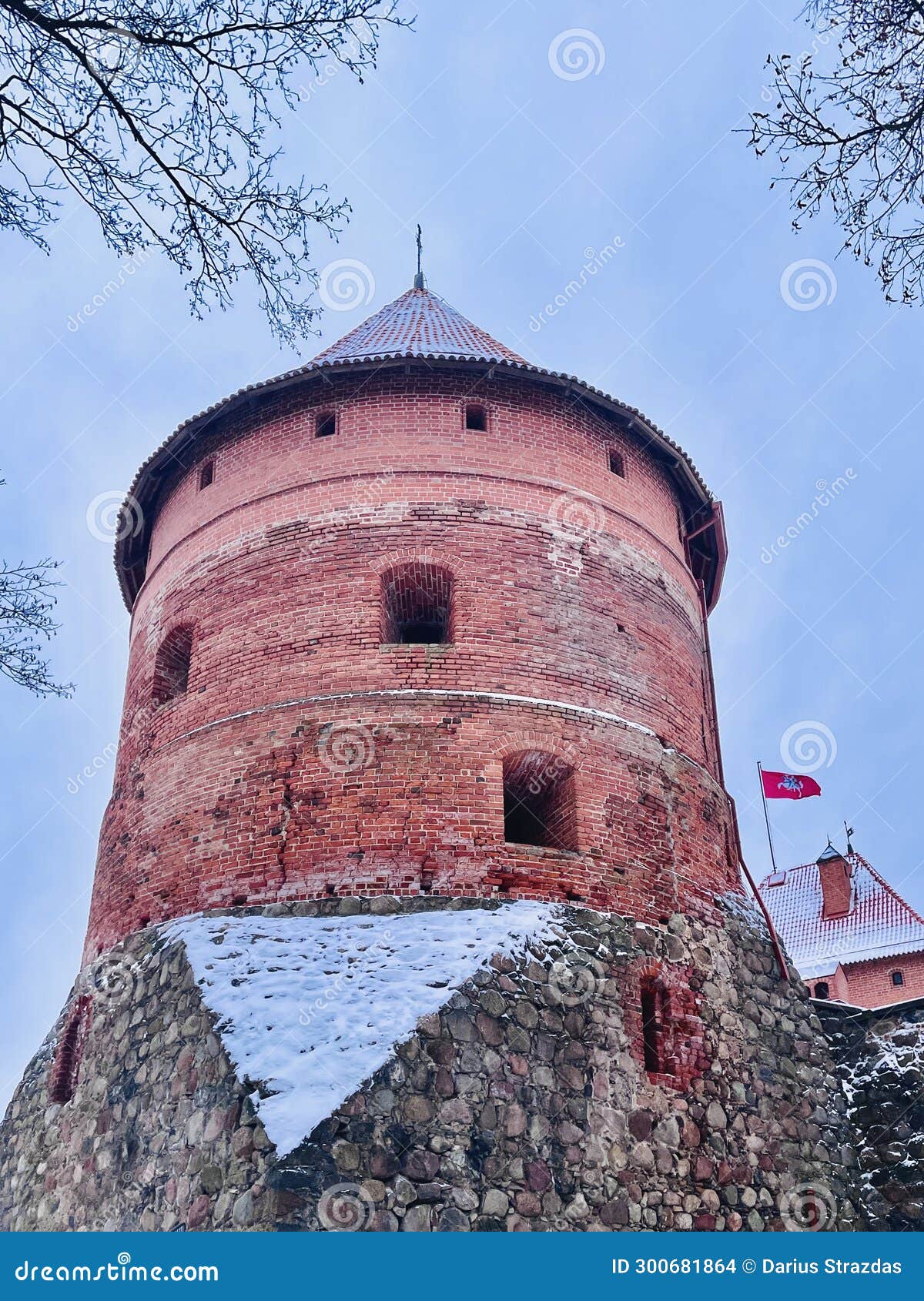 Trakai castle stock photo. Image of lithuania, seasoning - 300681864