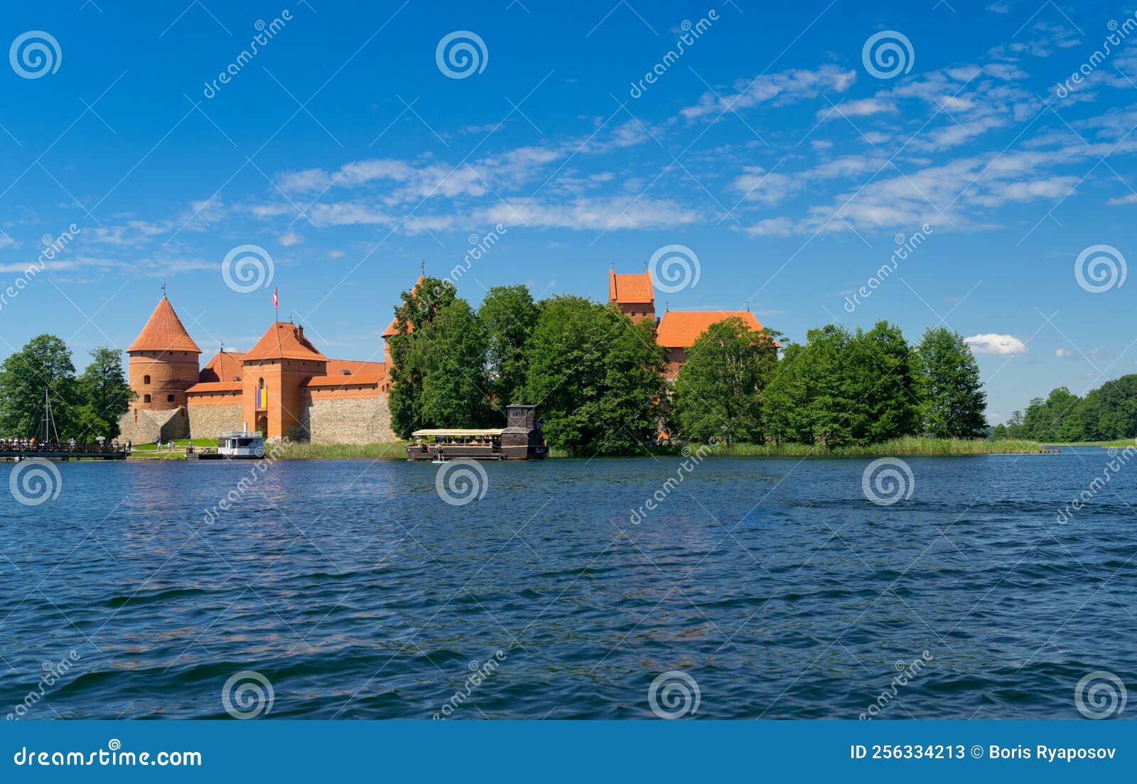 Trakai castle stock image. Image of baltic, ancient - 256334213