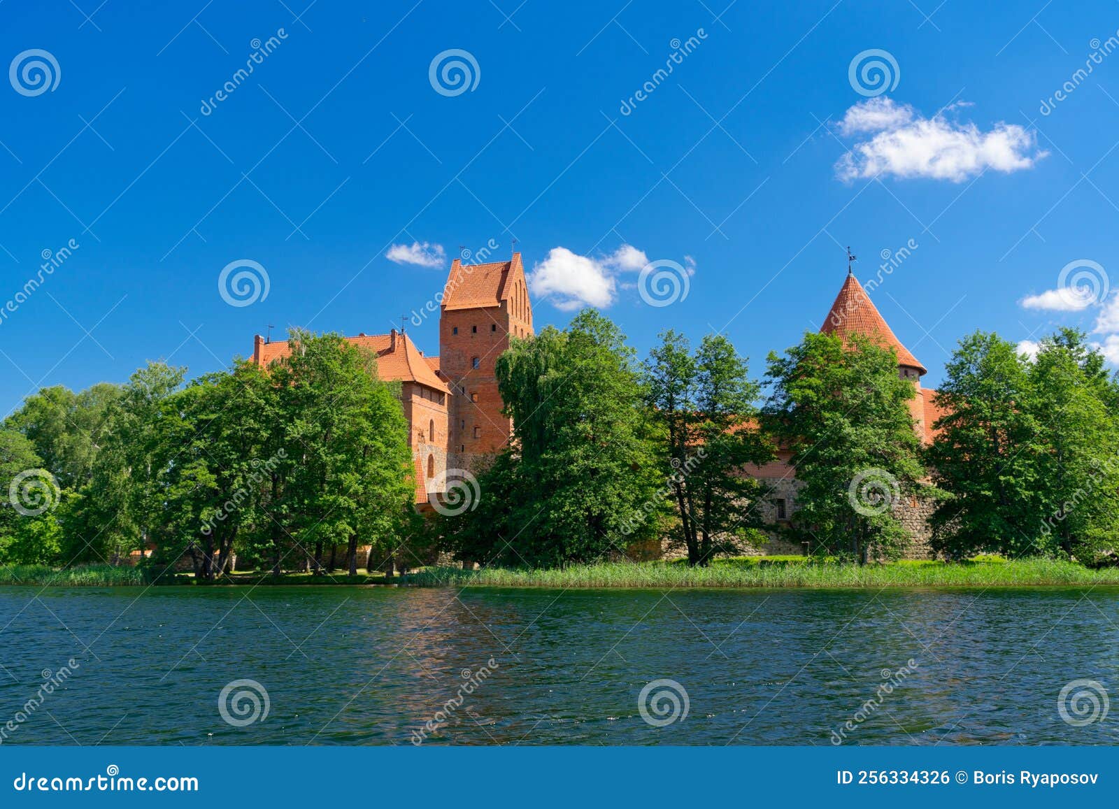 Trakai castle stock photo. Image of historic, castle - 256334326