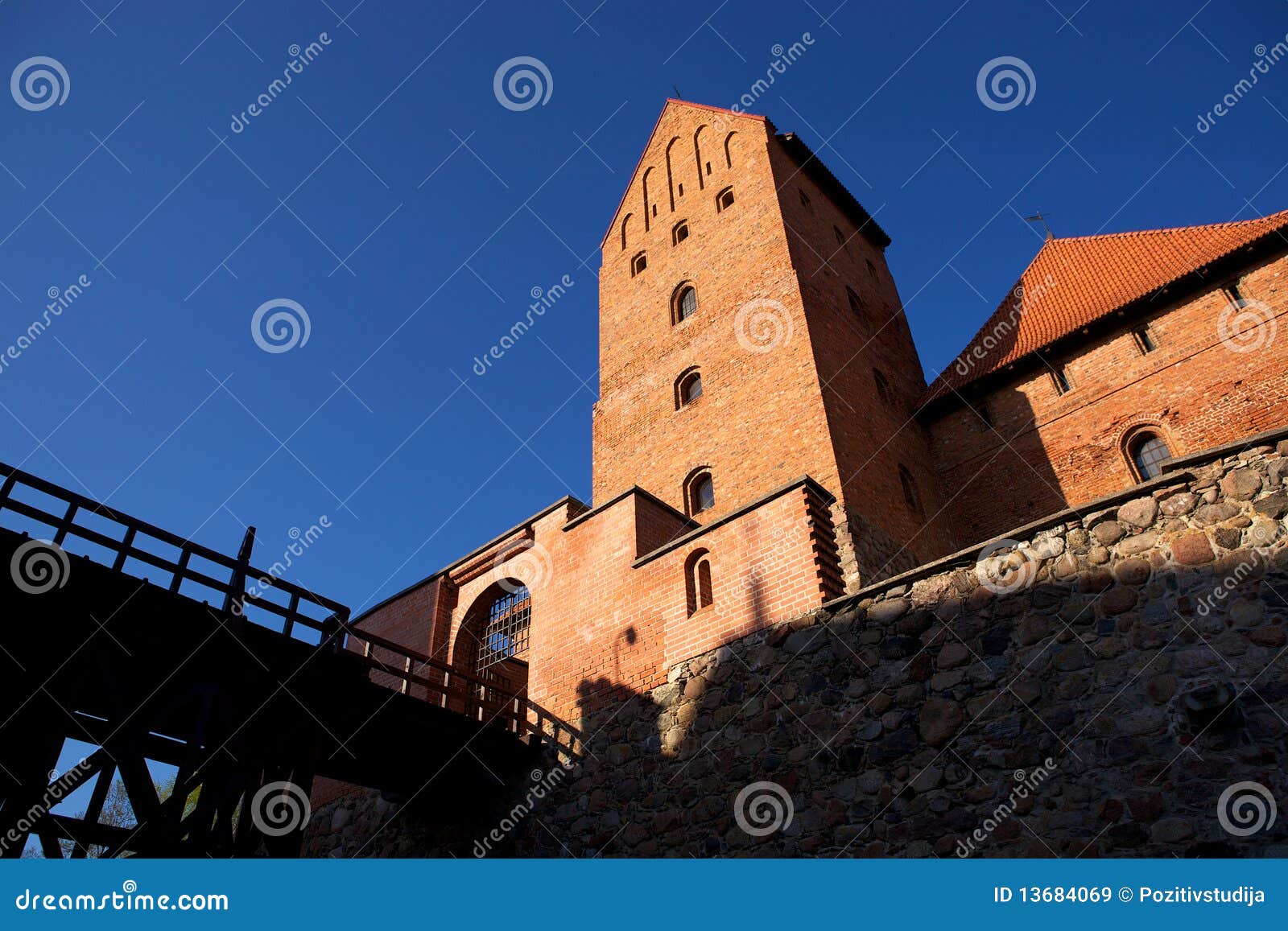 Trakai Island Castle stock image. Image of heritage, beauty - 13684069