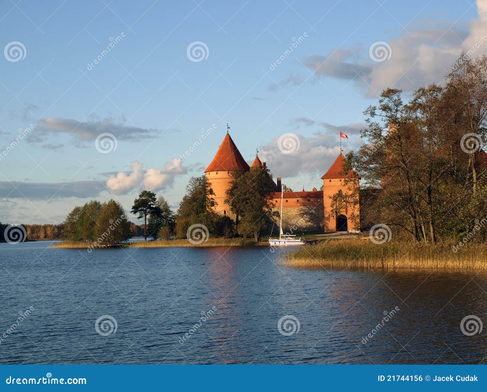 Trakai-Lithuania stock photo. Image of landcape, forest - 21744156