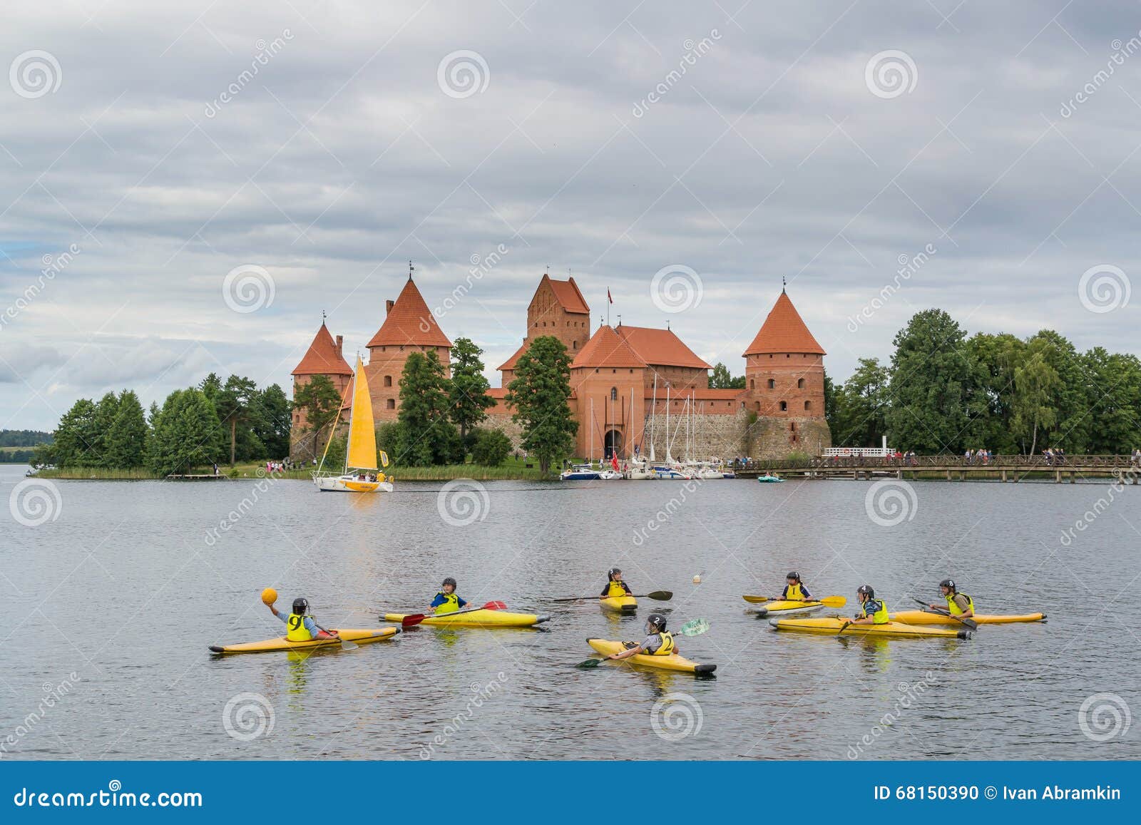 Trakai, Lithuania. Summer-2013 Editorial Image - Image of east ...