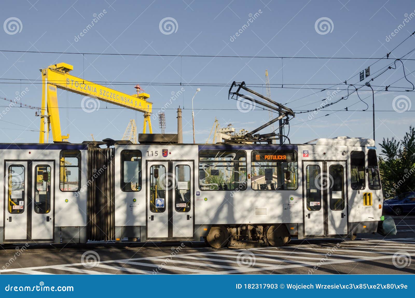 TRAM editorial stock photo. Image of port, gantry, infrastructure ...