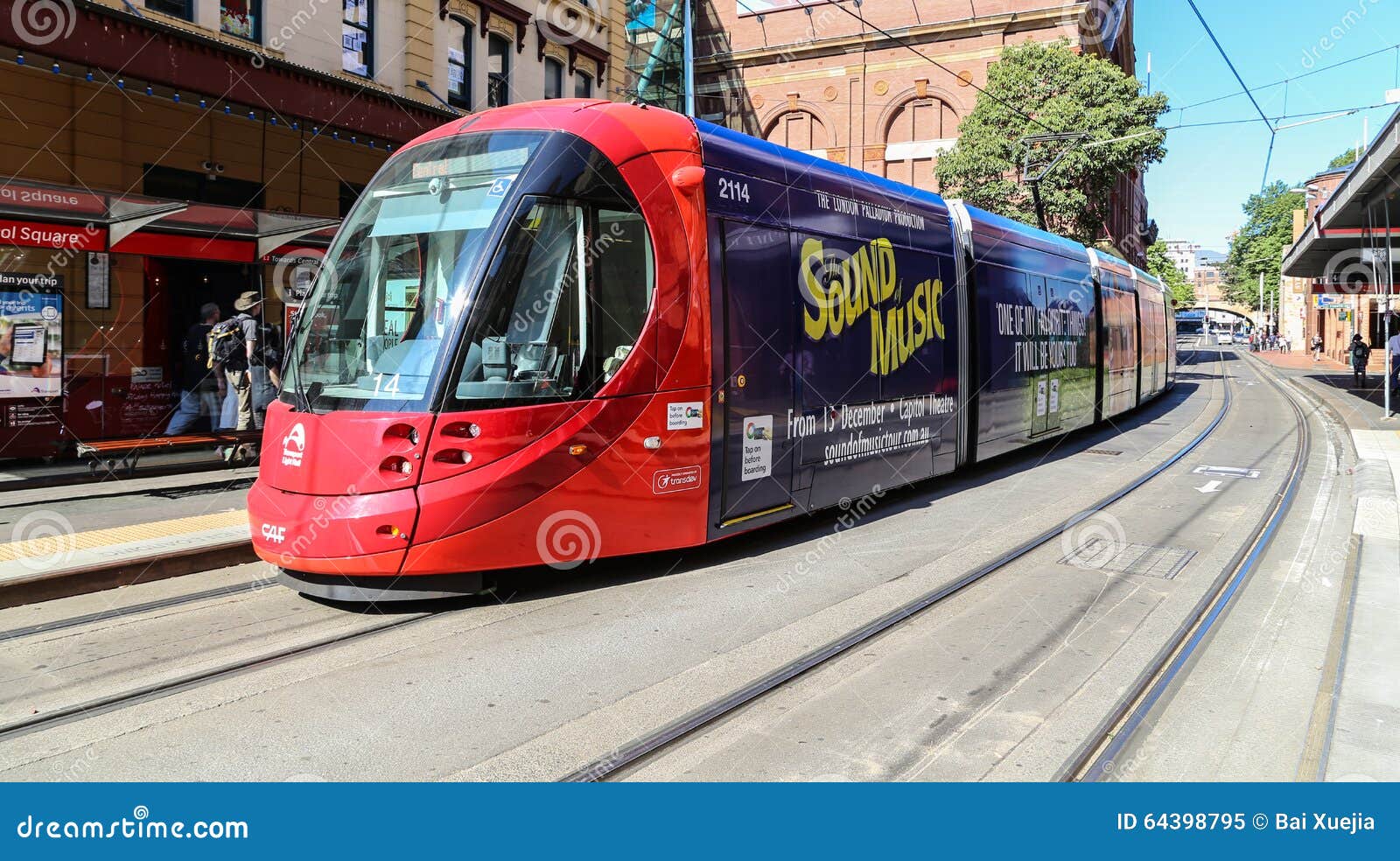 Tram in australia editorial image. Image of transport - 64398795