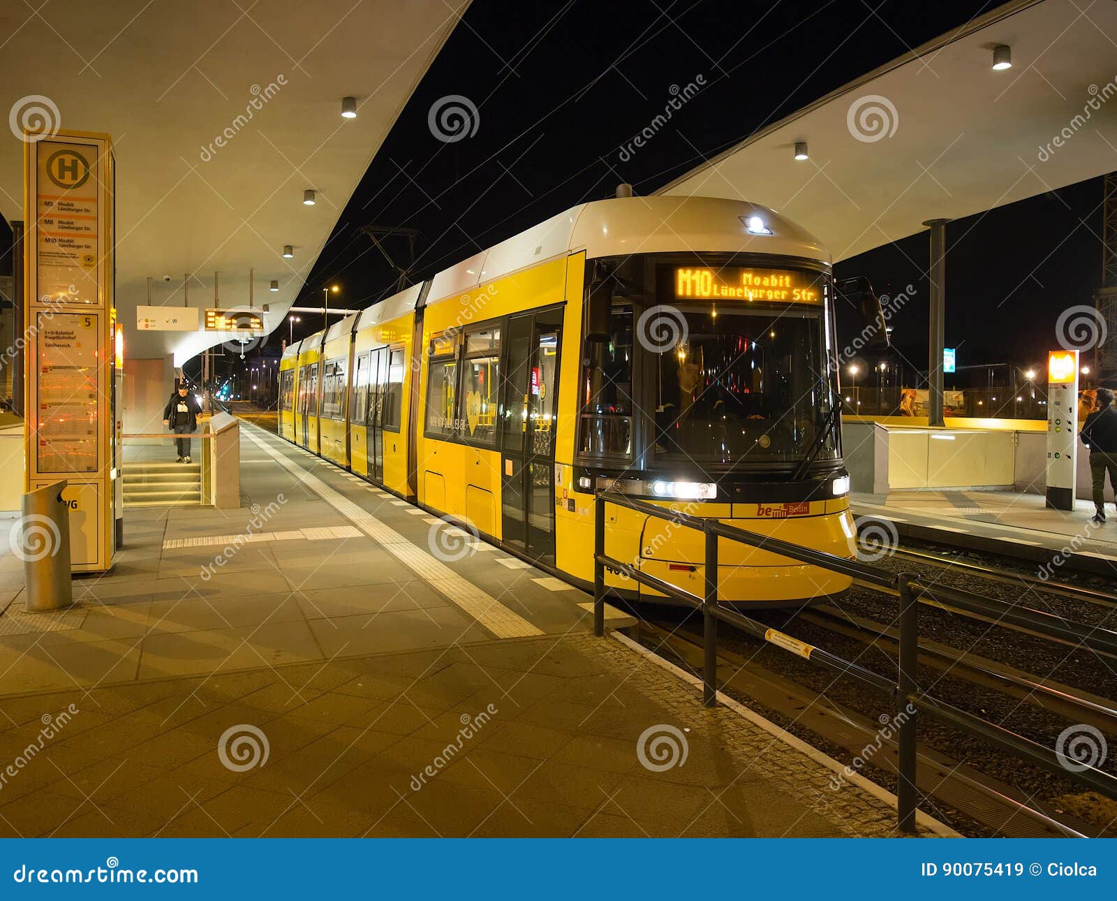 Tram in Berlin, Germany editorial stock image. Image of europe - 90075419