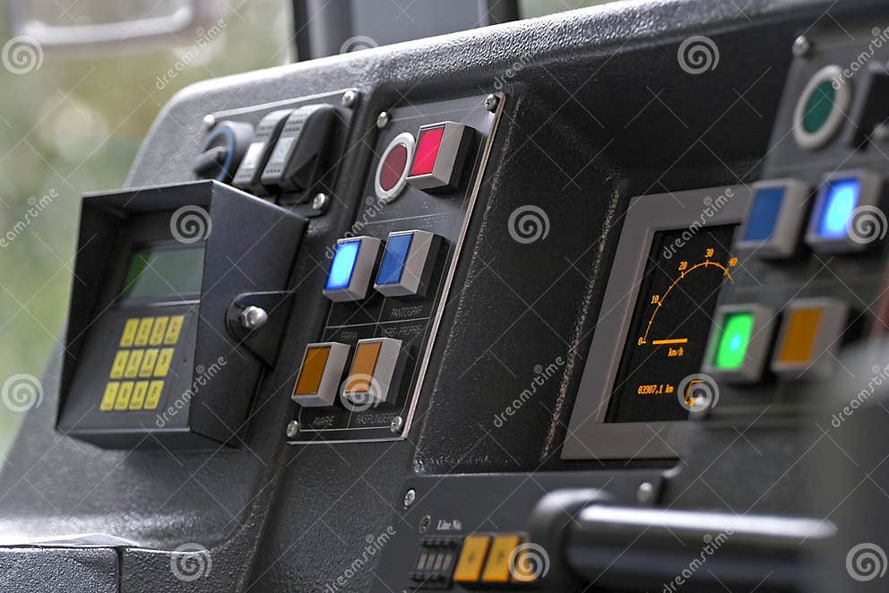 Electric Tram Control Board Stock Image - Image of electronics ...